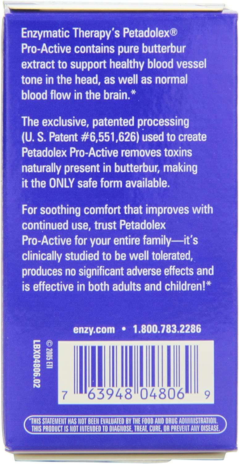 Nature's Way PETADOLEX Pro-Active 50mg - 60 Softgels for Natural ...