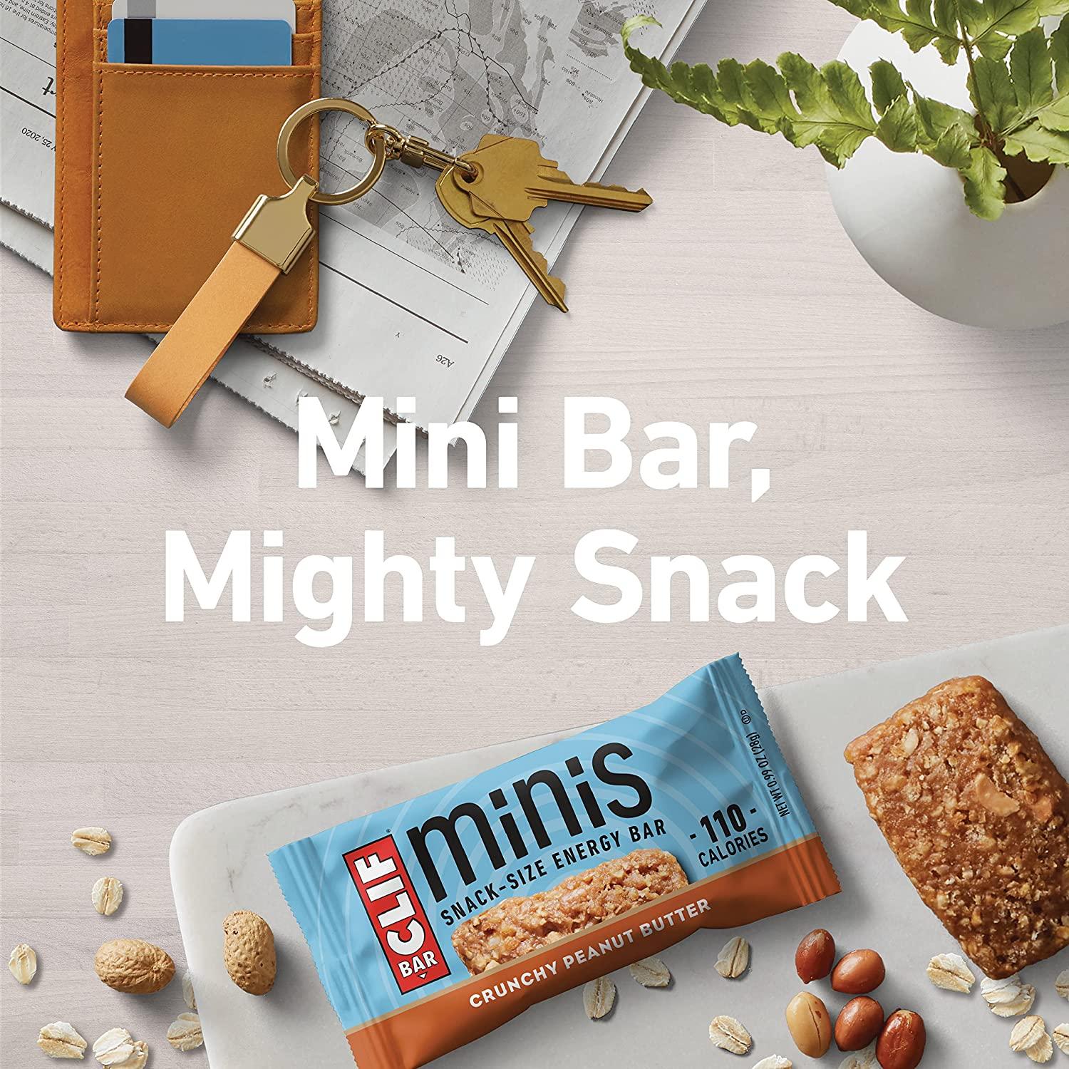 CLIF BARS - Mini Energy Bars - Crunchy Peanut Butter -Made with Organic ...