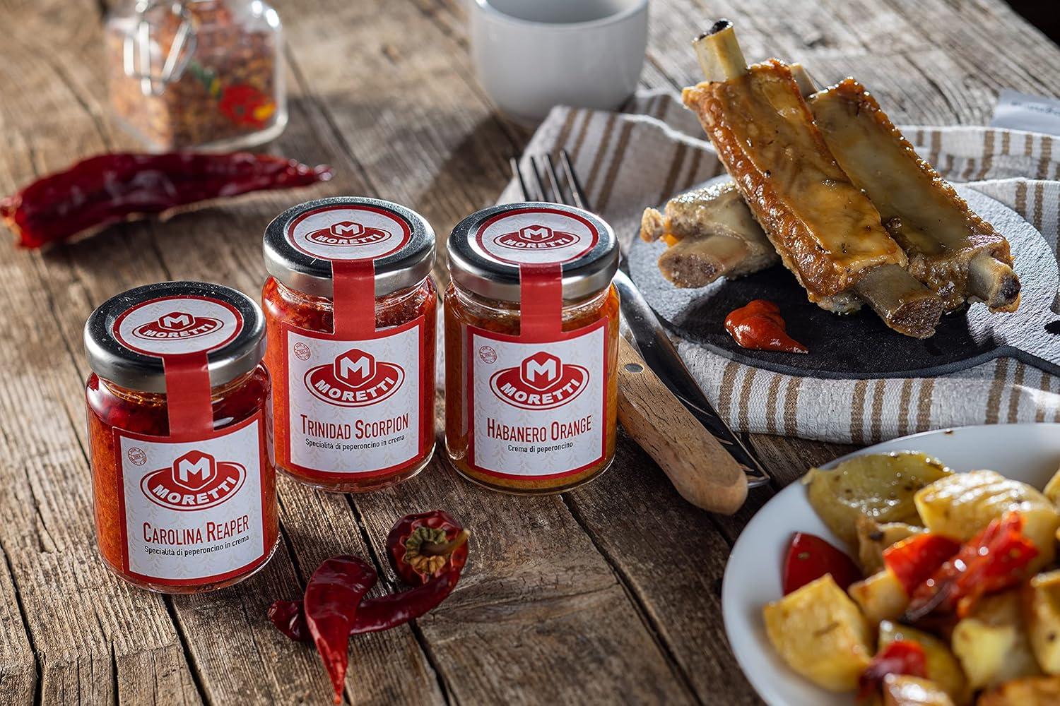 Moretti Chilli Cream | 100% Calabrian 100% Natural | Chilli Peppers ...