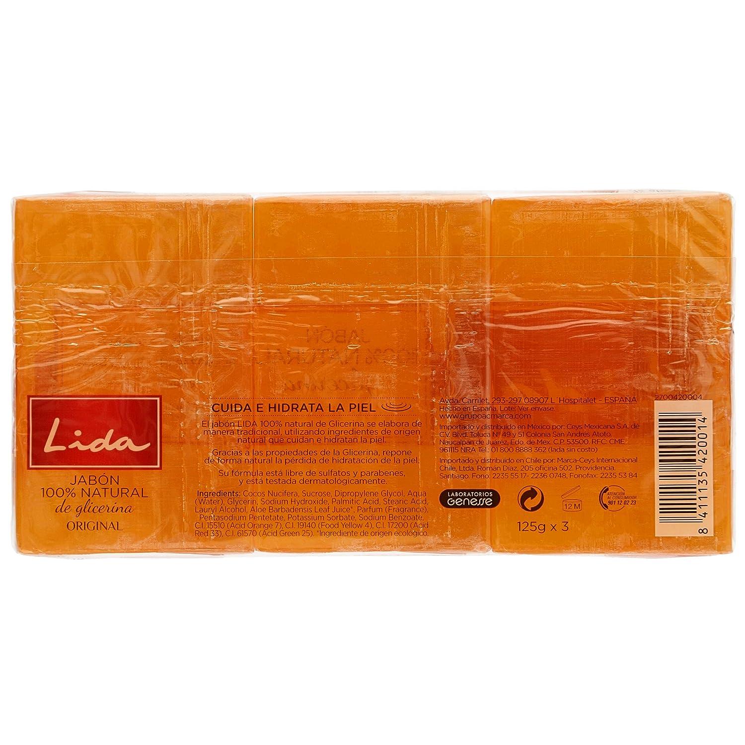 Jab n Lydas 100% Natural de Glicerina - Pack de 3 unidades | Buy Now ...