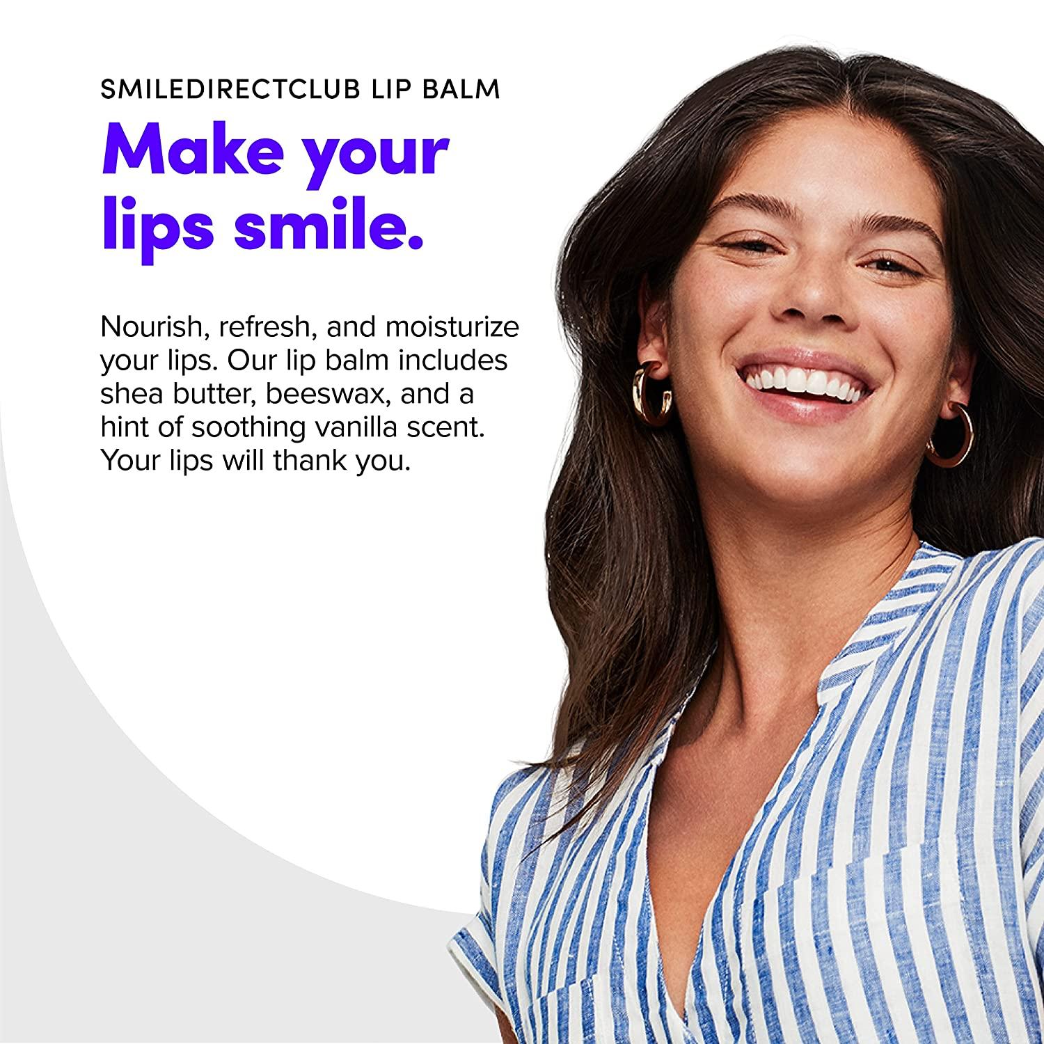 SmileDirectClub Vanilla and Shea Butter Lip Balm Duo - 2 Pack | Buy Now ...