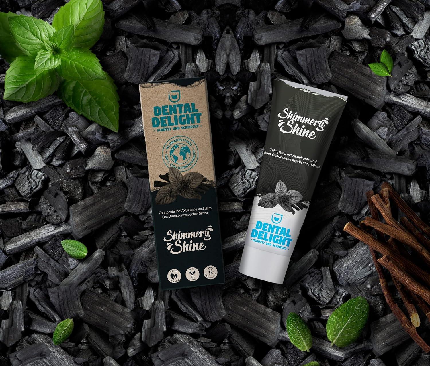 Dental Delight Shimmery Shine Activated Charcoal Toothpaste 75ml ...