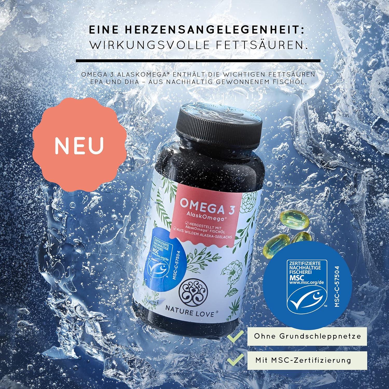 Omega 3 High Dose - 650mg Fatty Acids per Daily Dose - 120 Additive ...