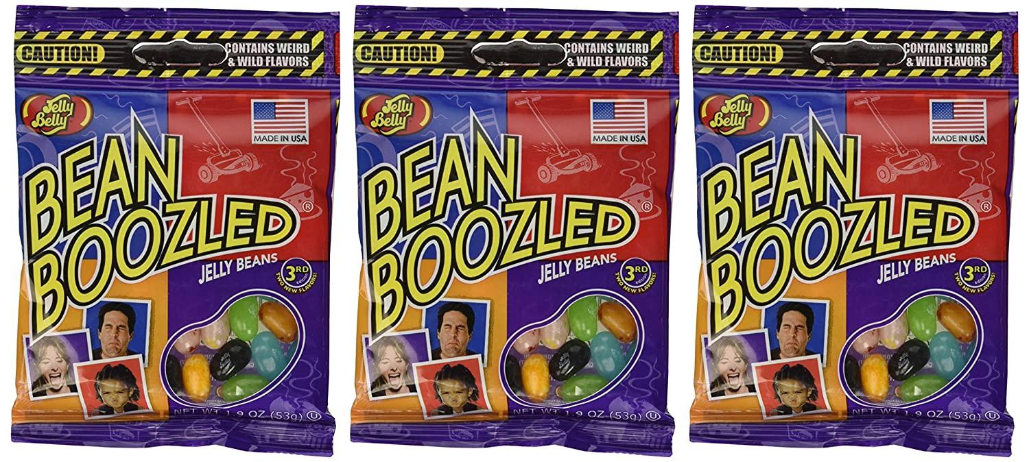 Jelly Belly Bean Boozled Beans 5.7oz & 1.9oz Combo Pack - 3 Packs | Fun ...