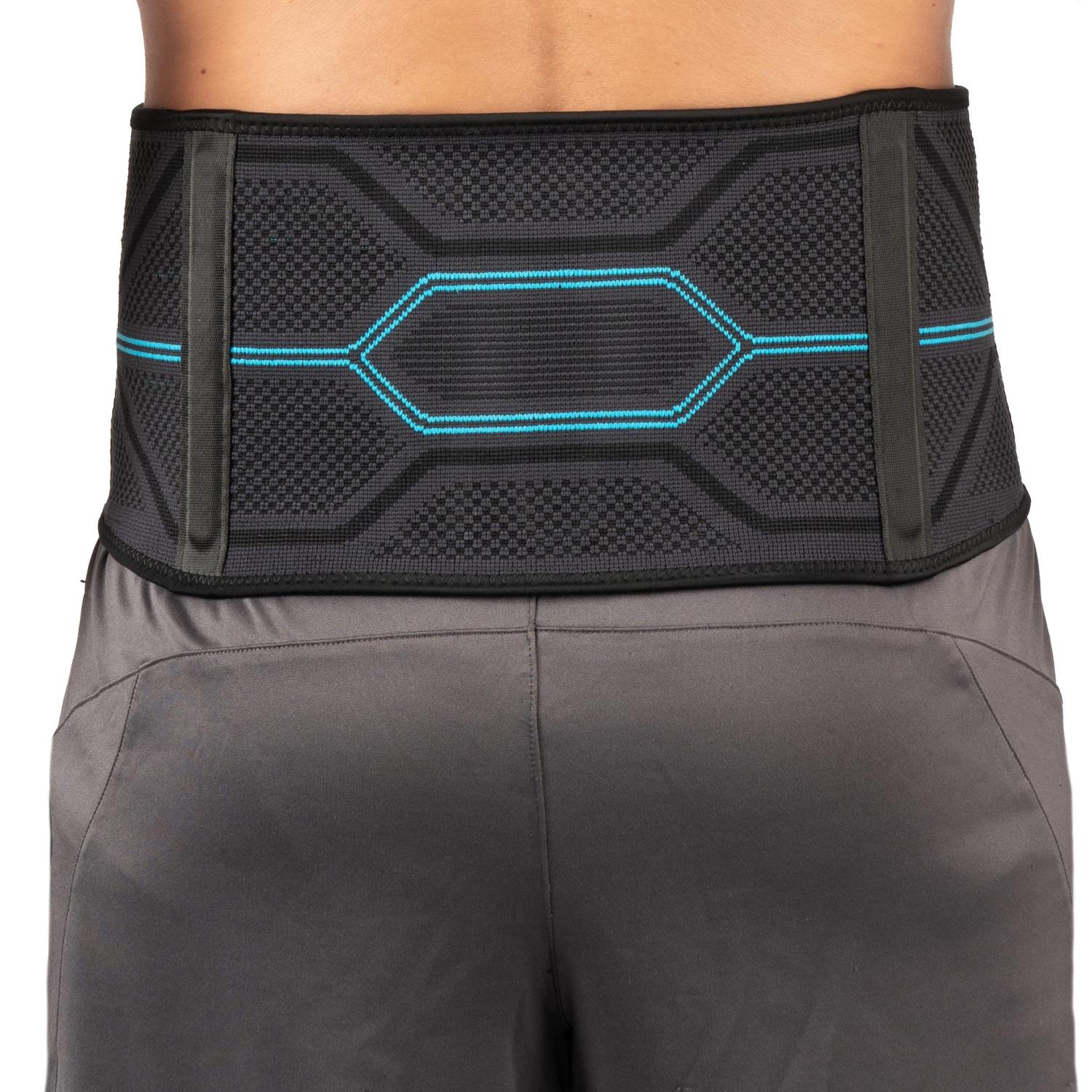 Copper Fit ICE Adjustable Compression Back Brace with Menthol Infusion ...