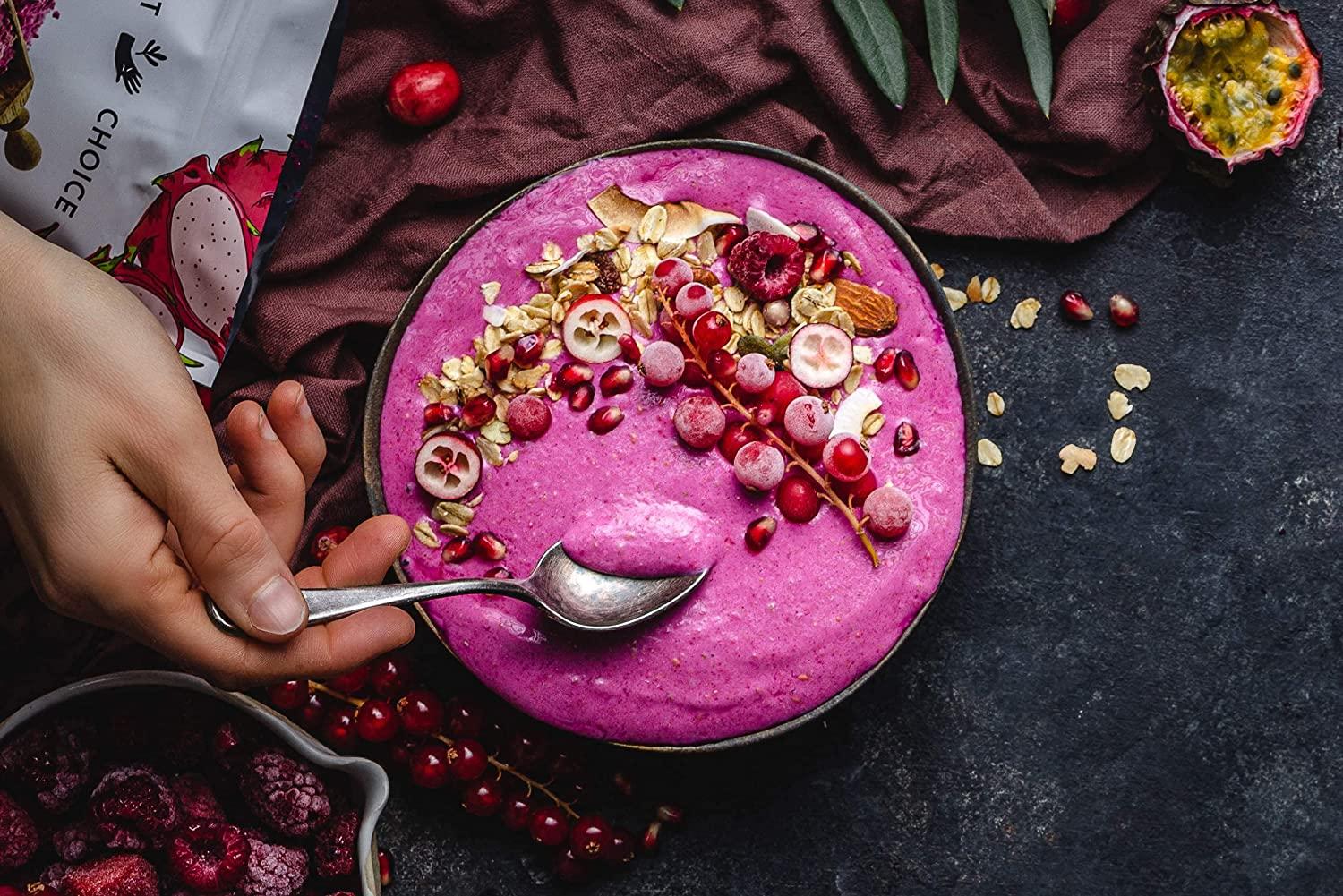 Organic Red Dragon Fruit Powder (4 oz) | Freeze Dried Pitaya for ...