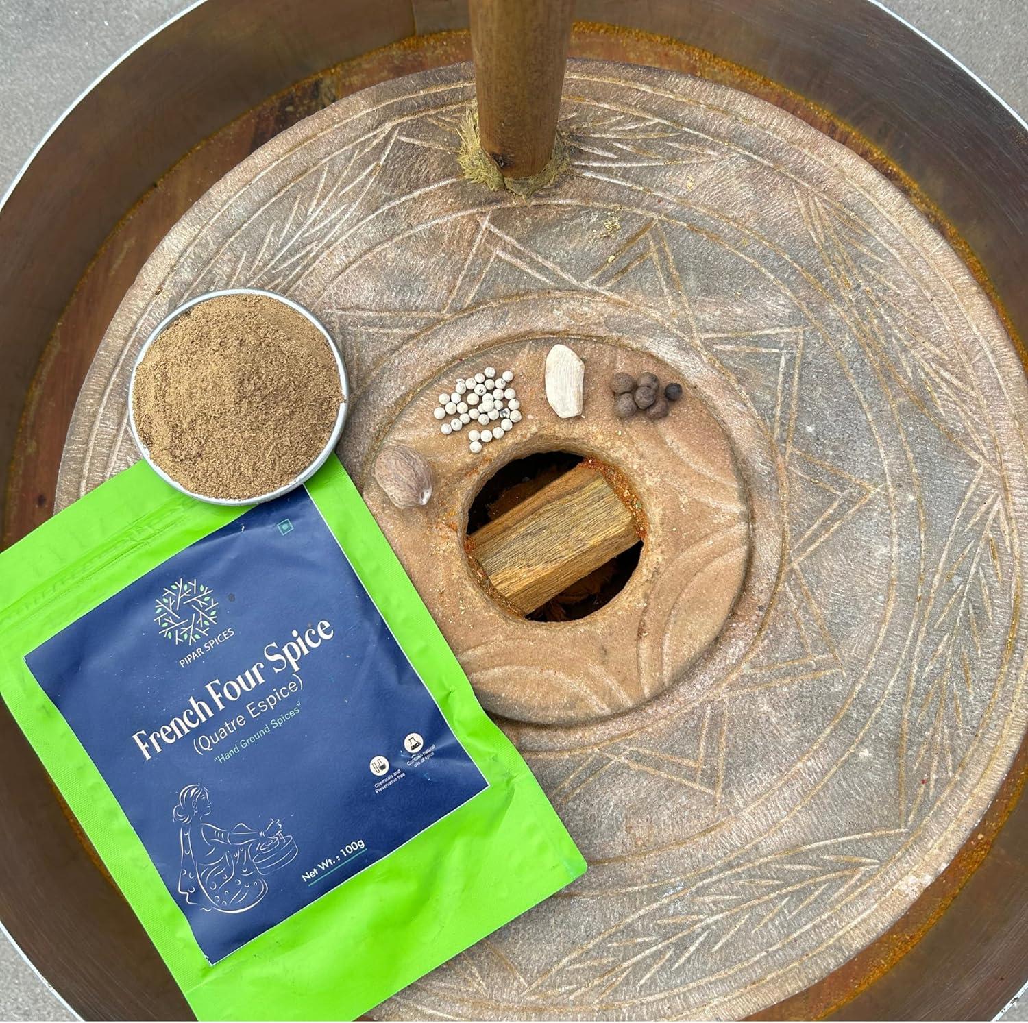 Pipar Spices Quatre Epices (French Four Spice) - Hand Grounded for Rich ...