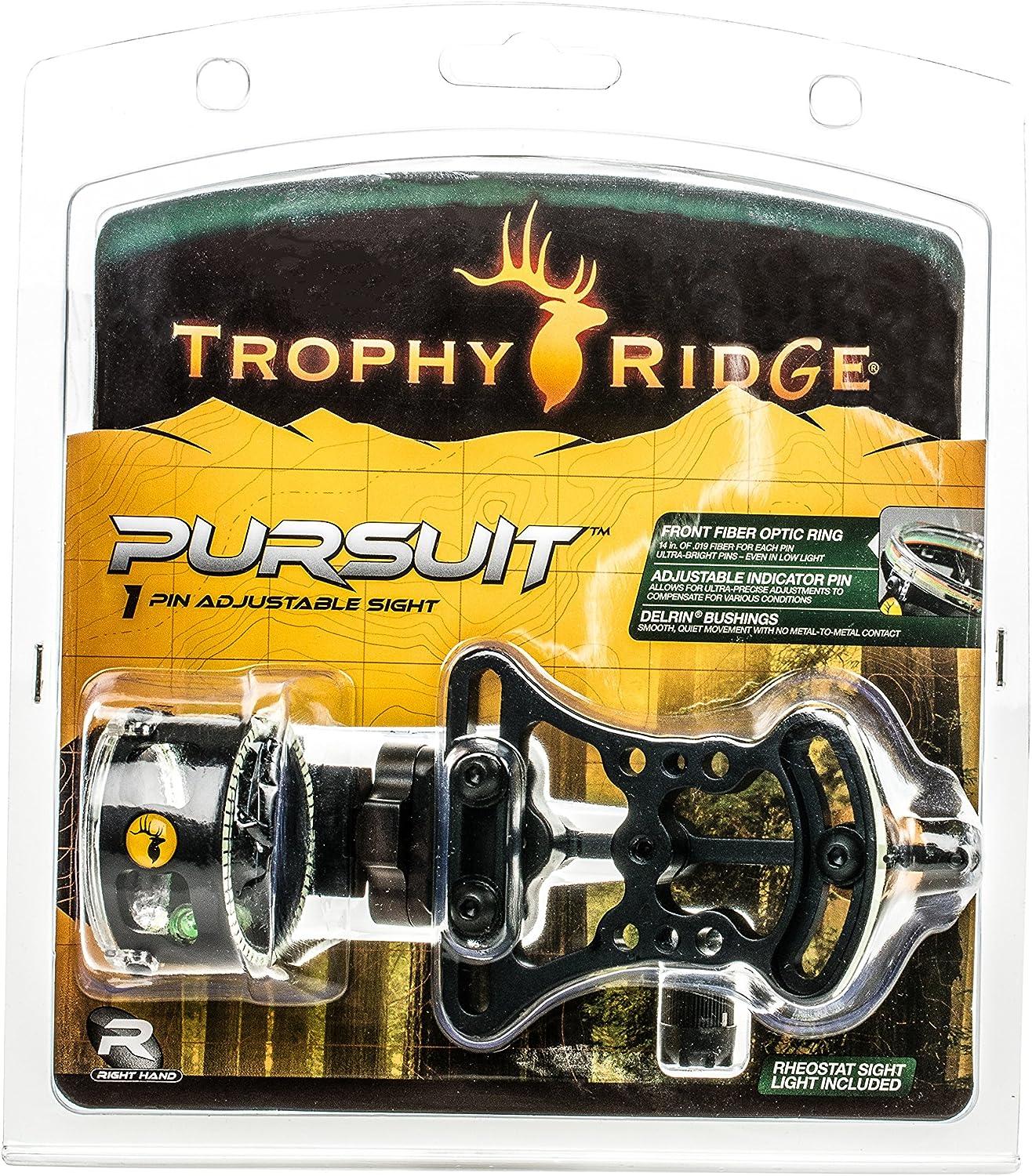 Trophy Ridge Pursuit Vertical Pin Bow Sight Black RH .019 | Buy Now ...