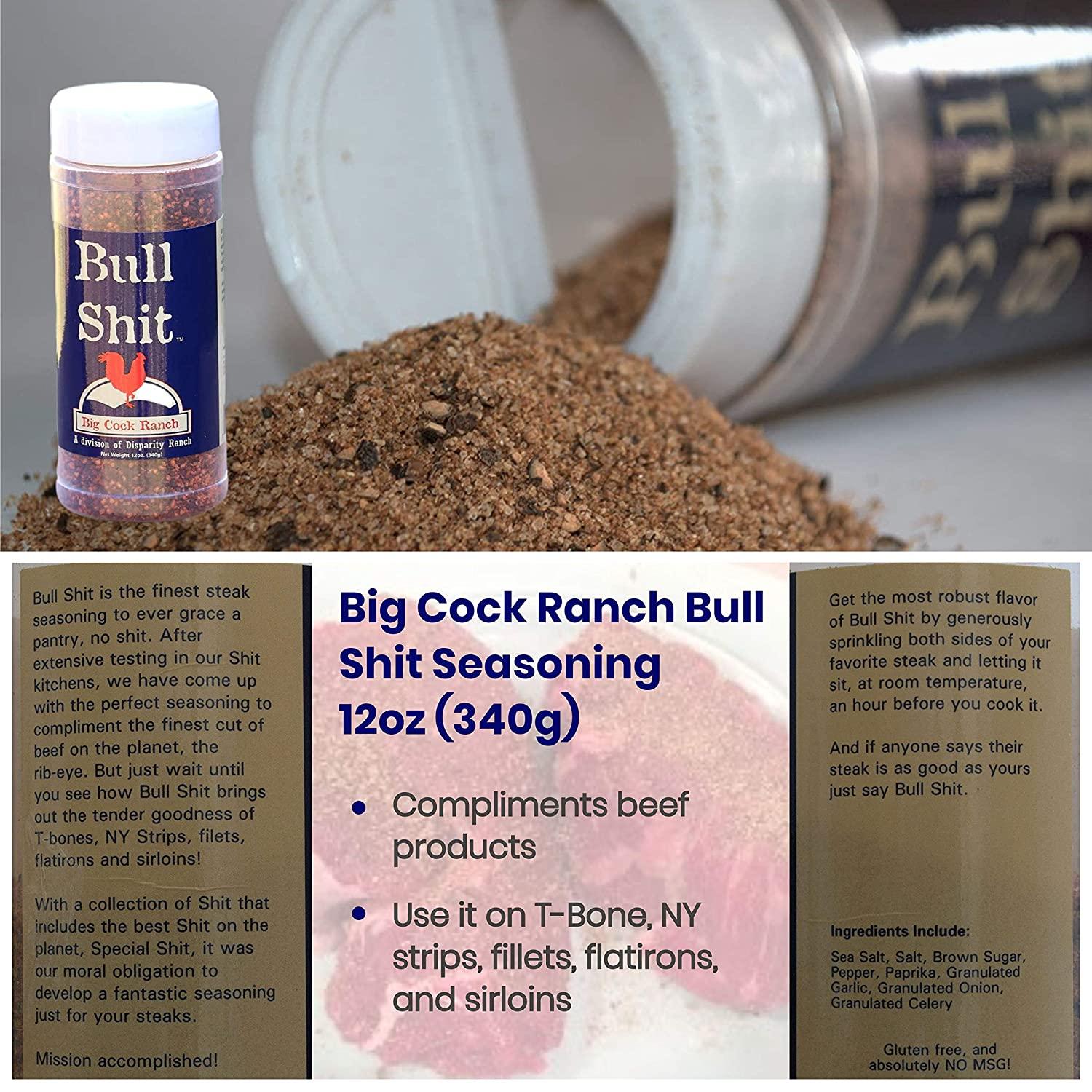 Big Cock Ranch Gourmet Seasoning Bundle - Special, Bull, Good, and ...