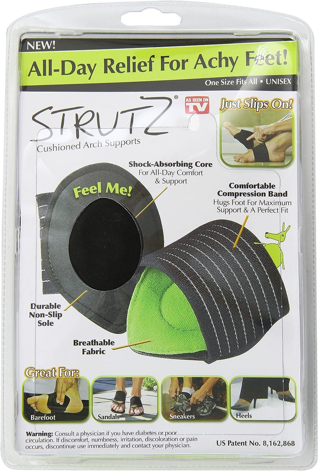 Ontel Strutz Cushioned Arch Supports - Green (2 Count) | Buy Now with ...