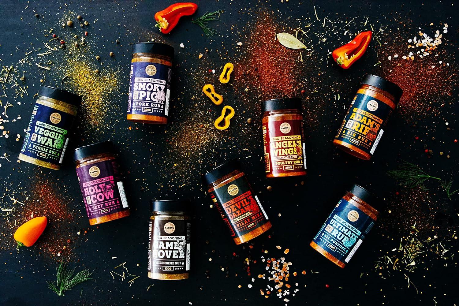Game Over BBQ Wild Game Rub - 100% Natural BBQ Seasoning - Classic ...
