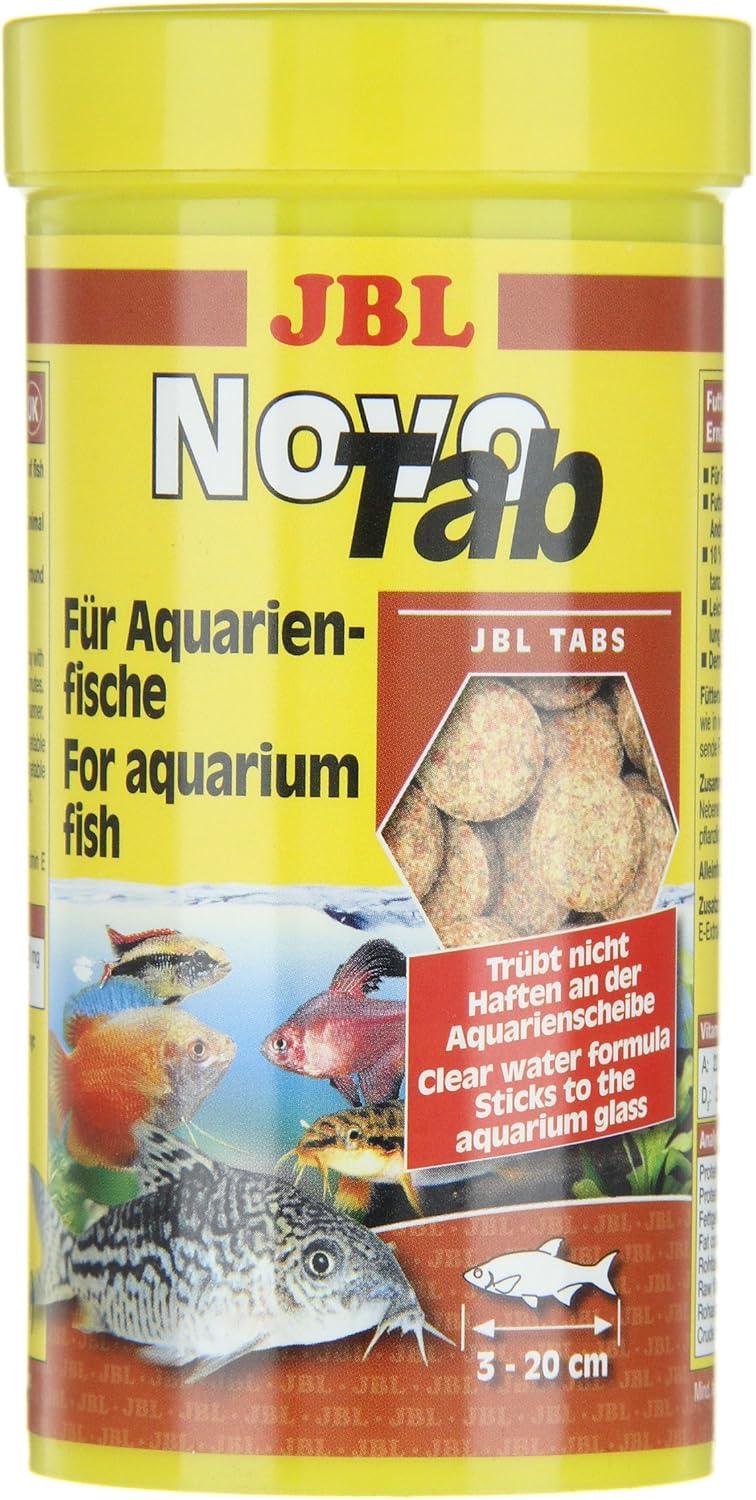 JBL NovoTab Complete Food for Carnivorous Aquarium Fish - 250ml Tablets ...
