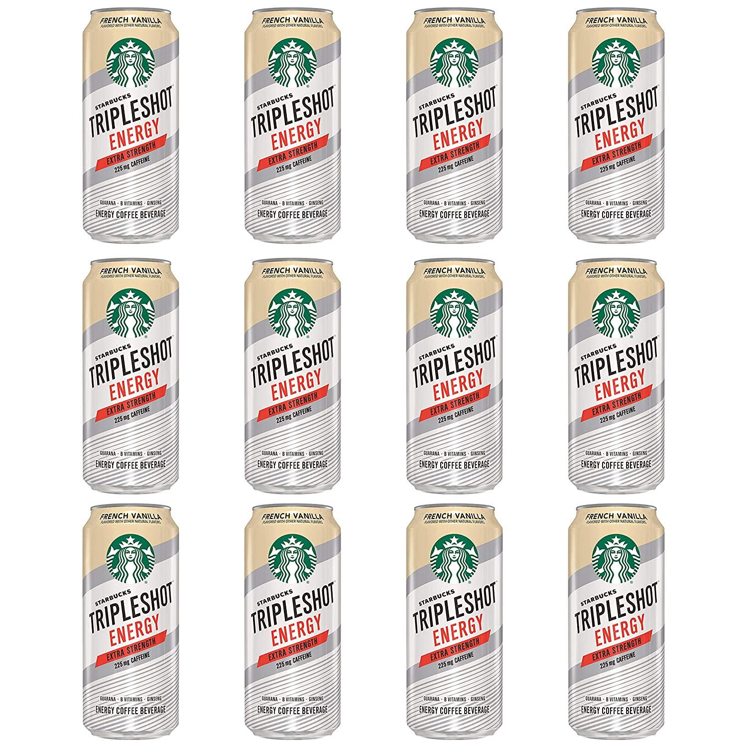 Starbucks Tripleshot Energy French Vanilla Espresso Coffee 15 oz Cans ...
