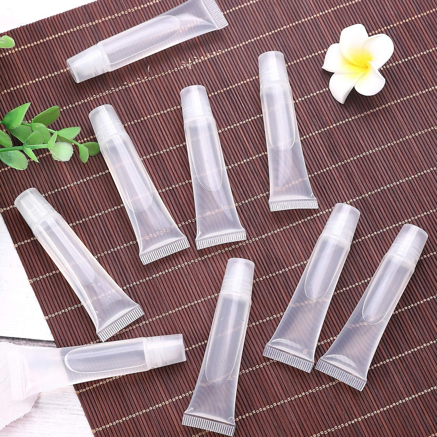 ZOKLU 13ML Refillable Lip Gloss Balm Tubes - Clear Cosmetic Containers (Pack of 90) | Buy Now ...