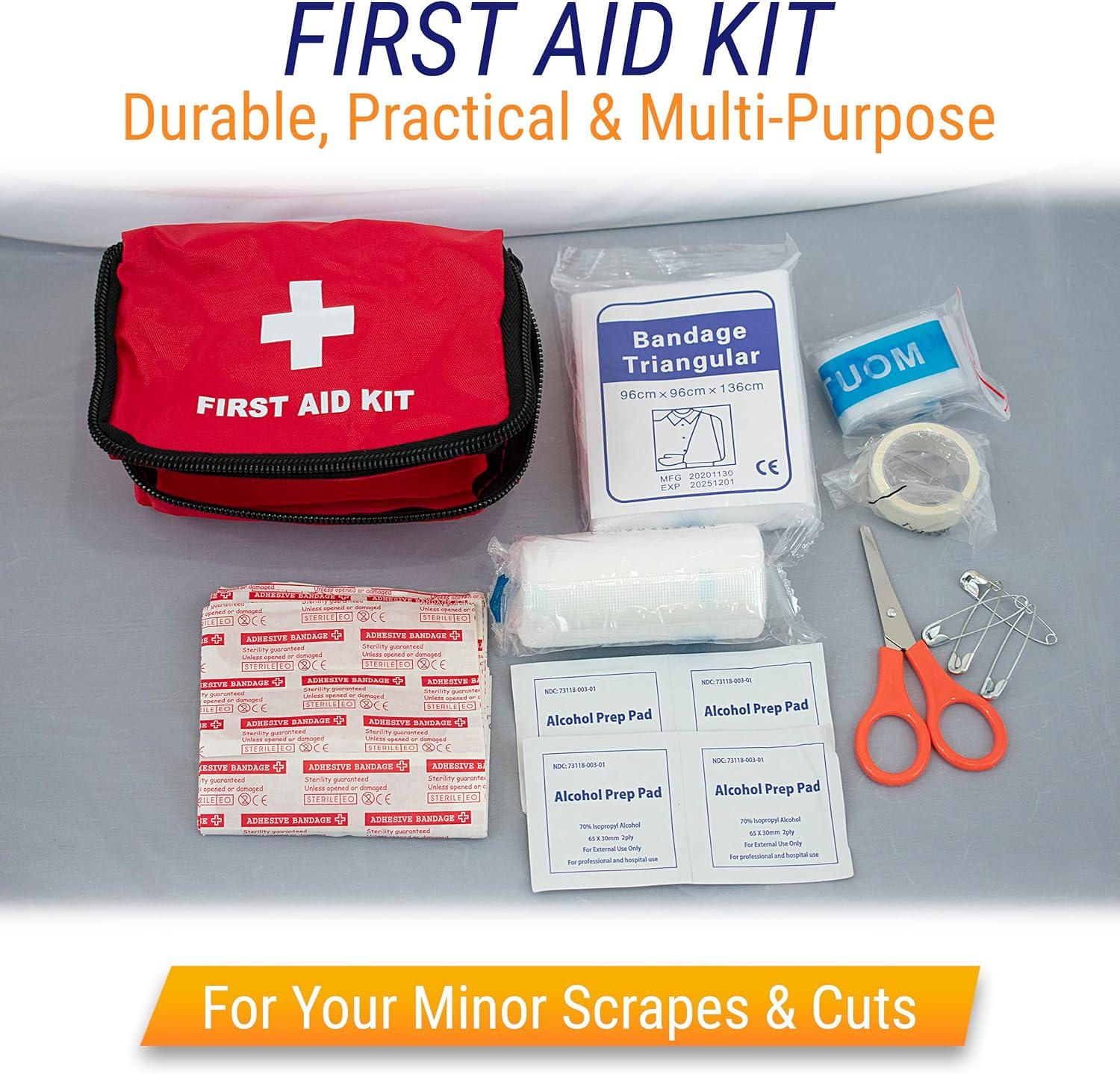 USCG Boating Safety Kit | Electronic Flare, First Aid, Whistle, Multi ...