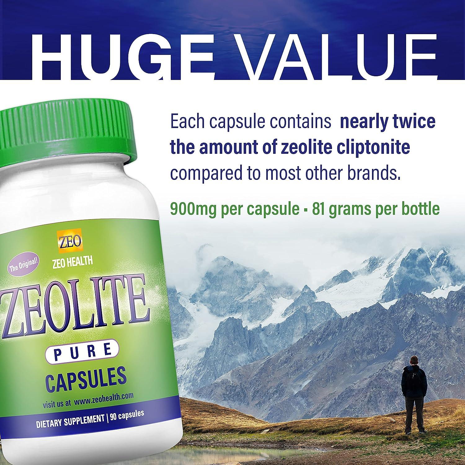 Zeolite Pure Capsules - Detox Extra Strength for Full Body Cleanse ...