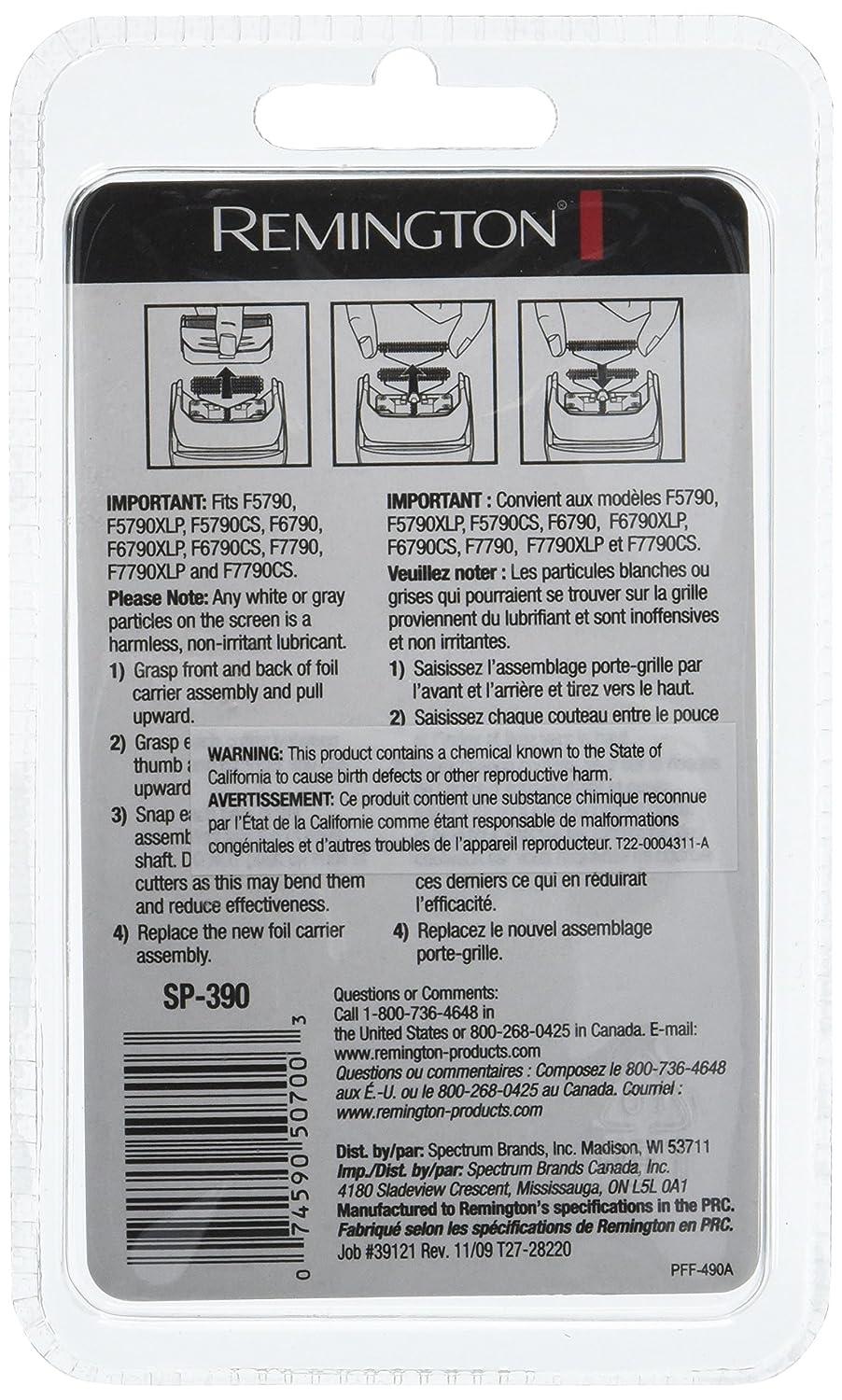 Remington SP390 Replacement Screen and Blades for Series 5 and 7 Foil ...
