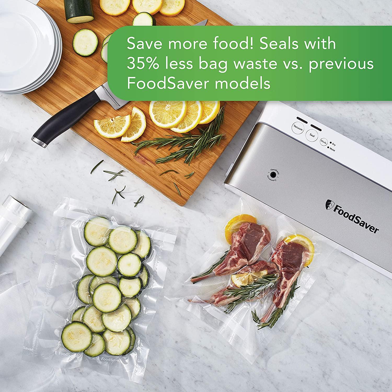 FoodSaver Compact Vacuum Sealer Machine - Airtight Food Storage & Sous ...