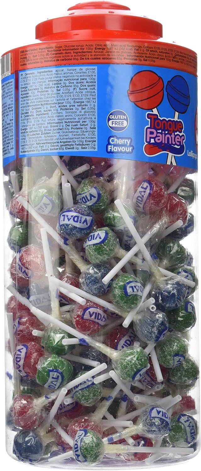 Vidal Lotta Tongue Painter 150 Lollies Tub | Buy Now with Express ...