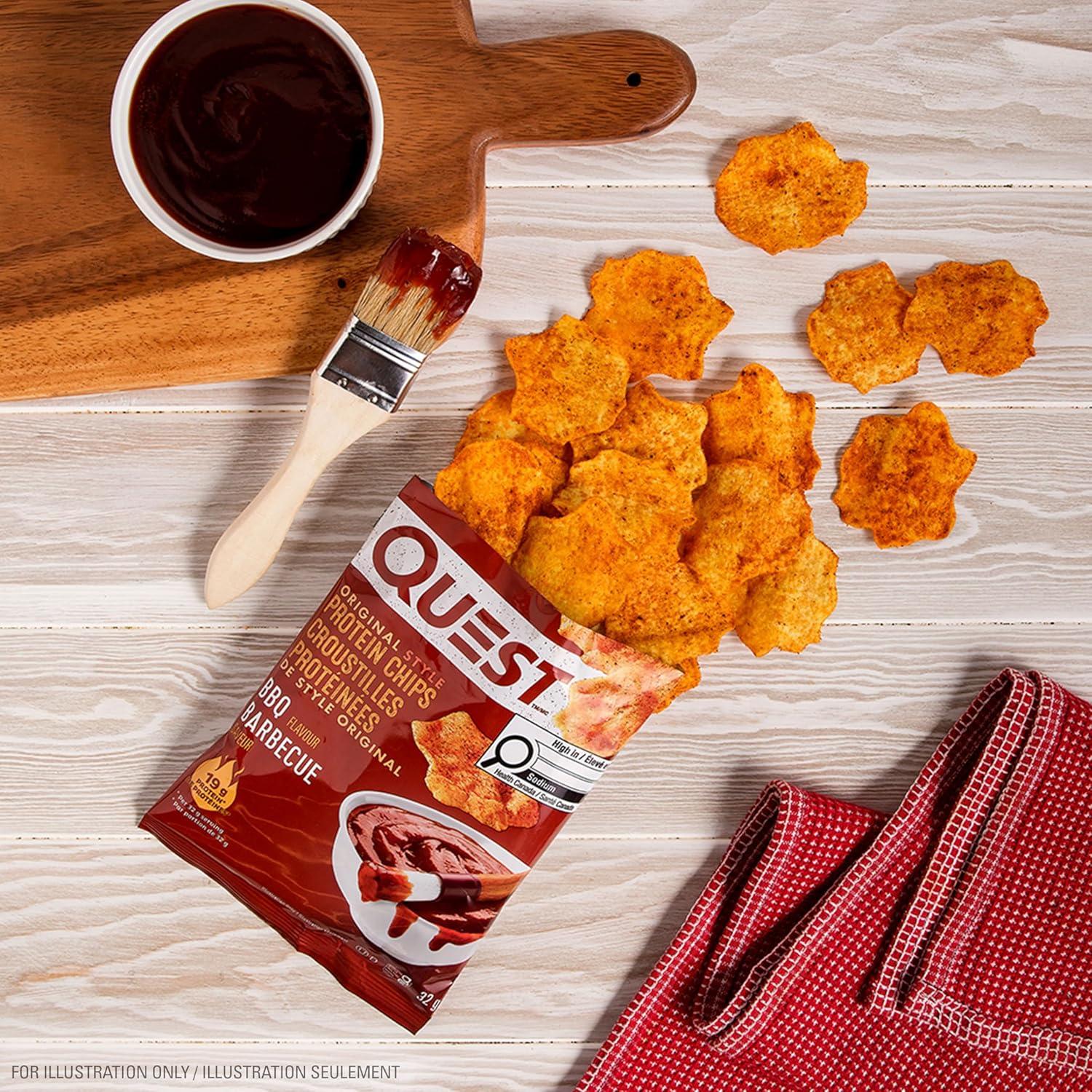 Quest Nutrition BBQ Flavour Original Style Protein Chips High Protein ...