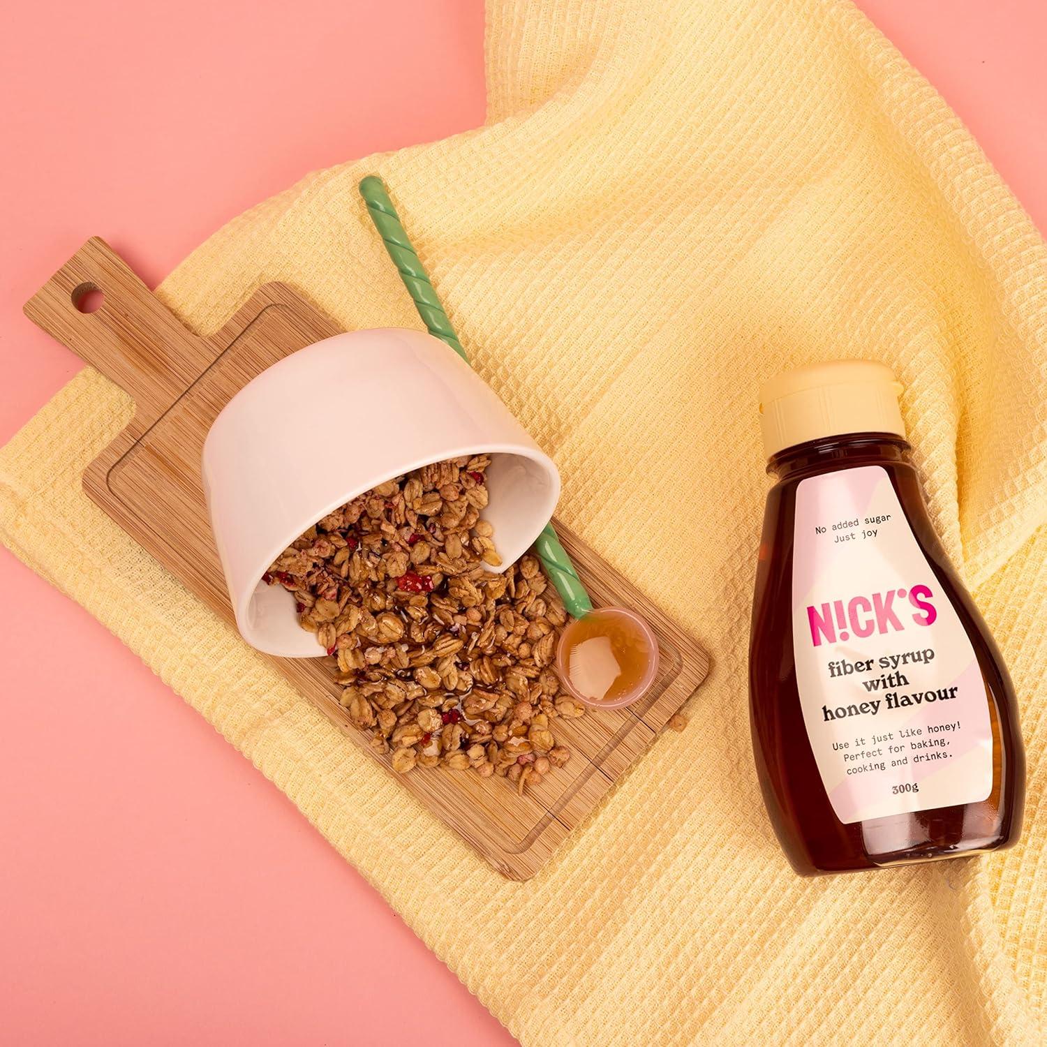 Nicks Fiber Syrup with Honey Aroma - High-Fiber Natural Keto Sweetener ...