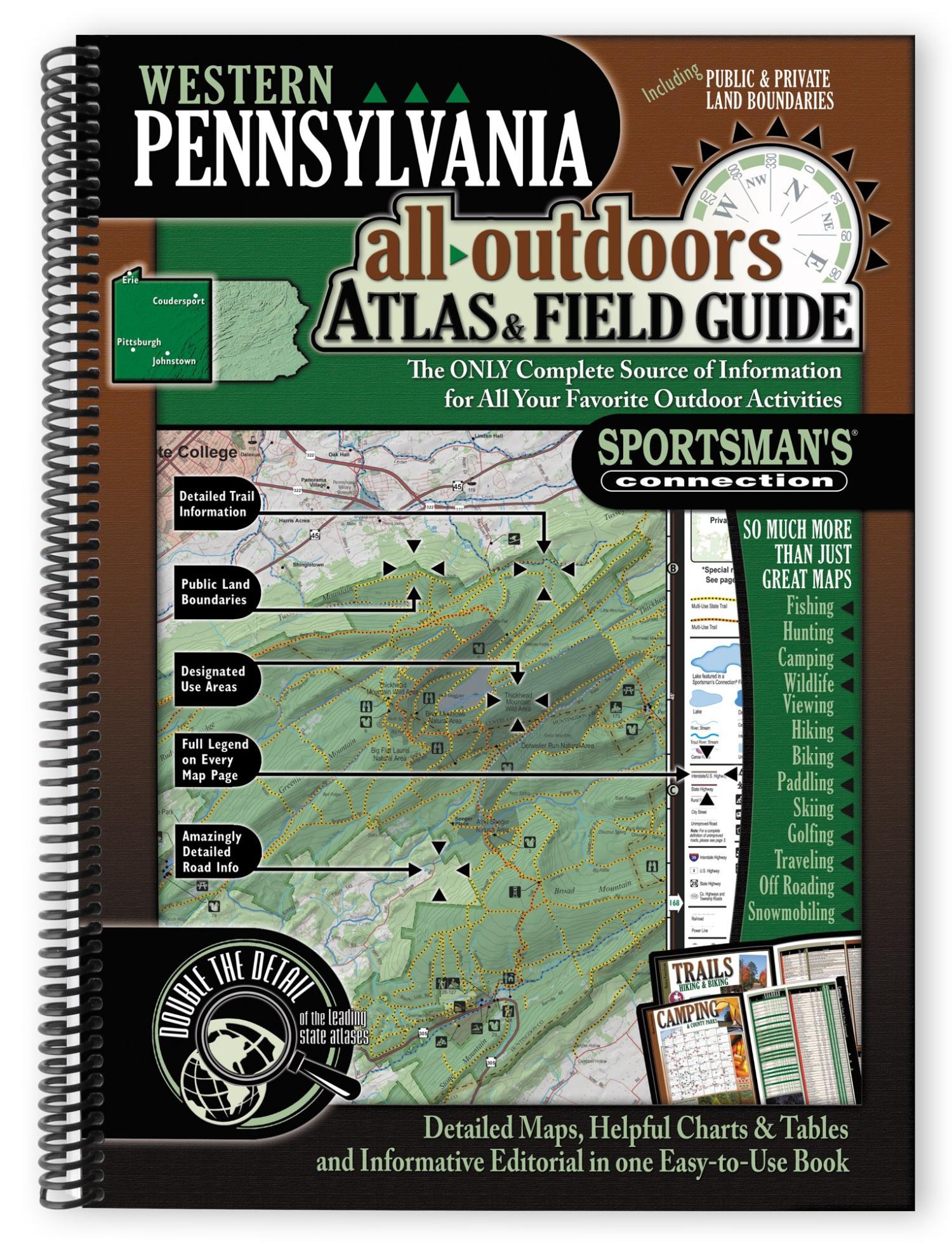 Western Pennsylvania All-Outdoors Atlas & Field Guide - Sportsmans ...