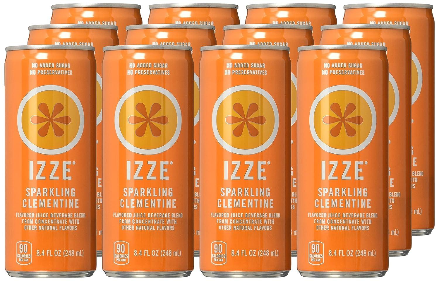 IZZE Sparkling Juice Clementine 8.4 Fl Oz (12 Pack) | Buy Now with Express International ...