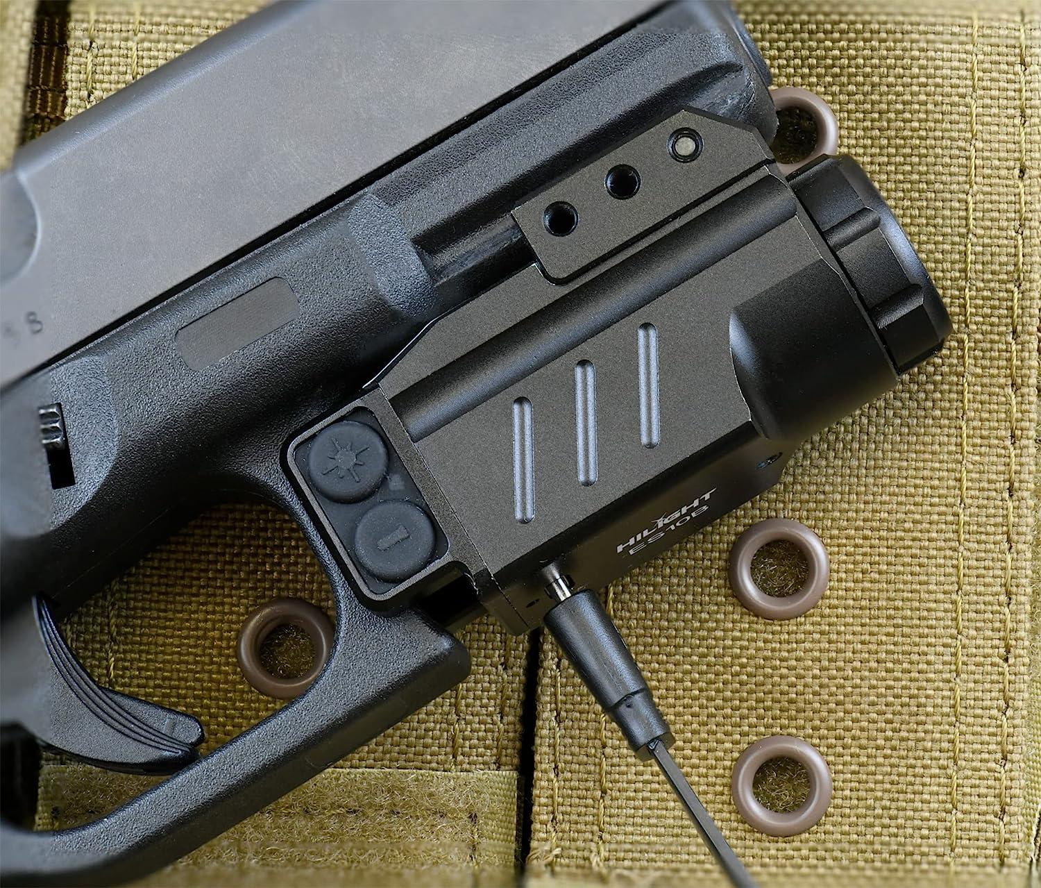 HILIGHT Enforcer Series Tactical LED Flashlight with Green/Blue Laser ...