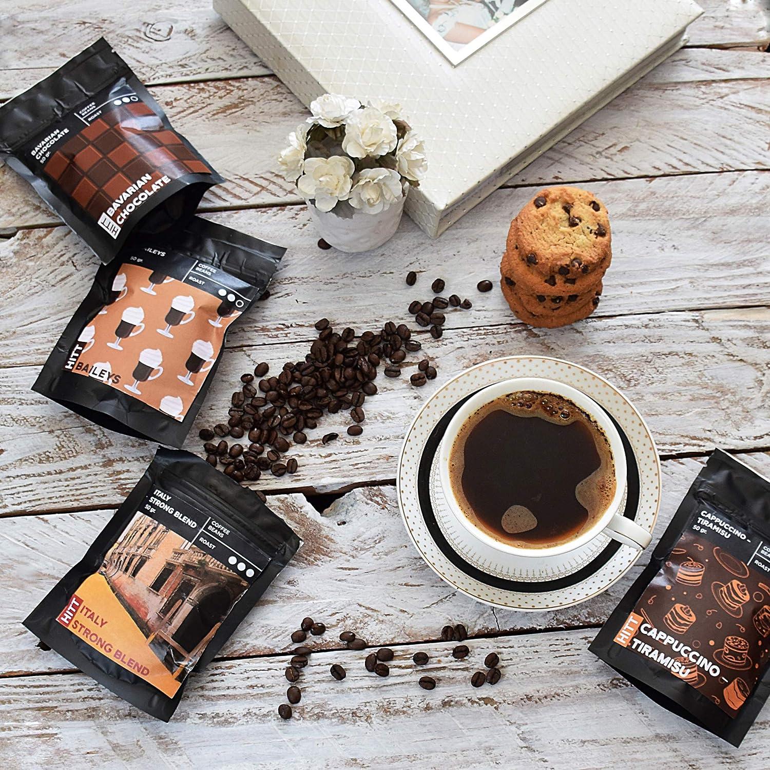 1.32 lbs Gourmet Coffee Gift Set - Flavored Coffee Bean Sampler - 12 ...