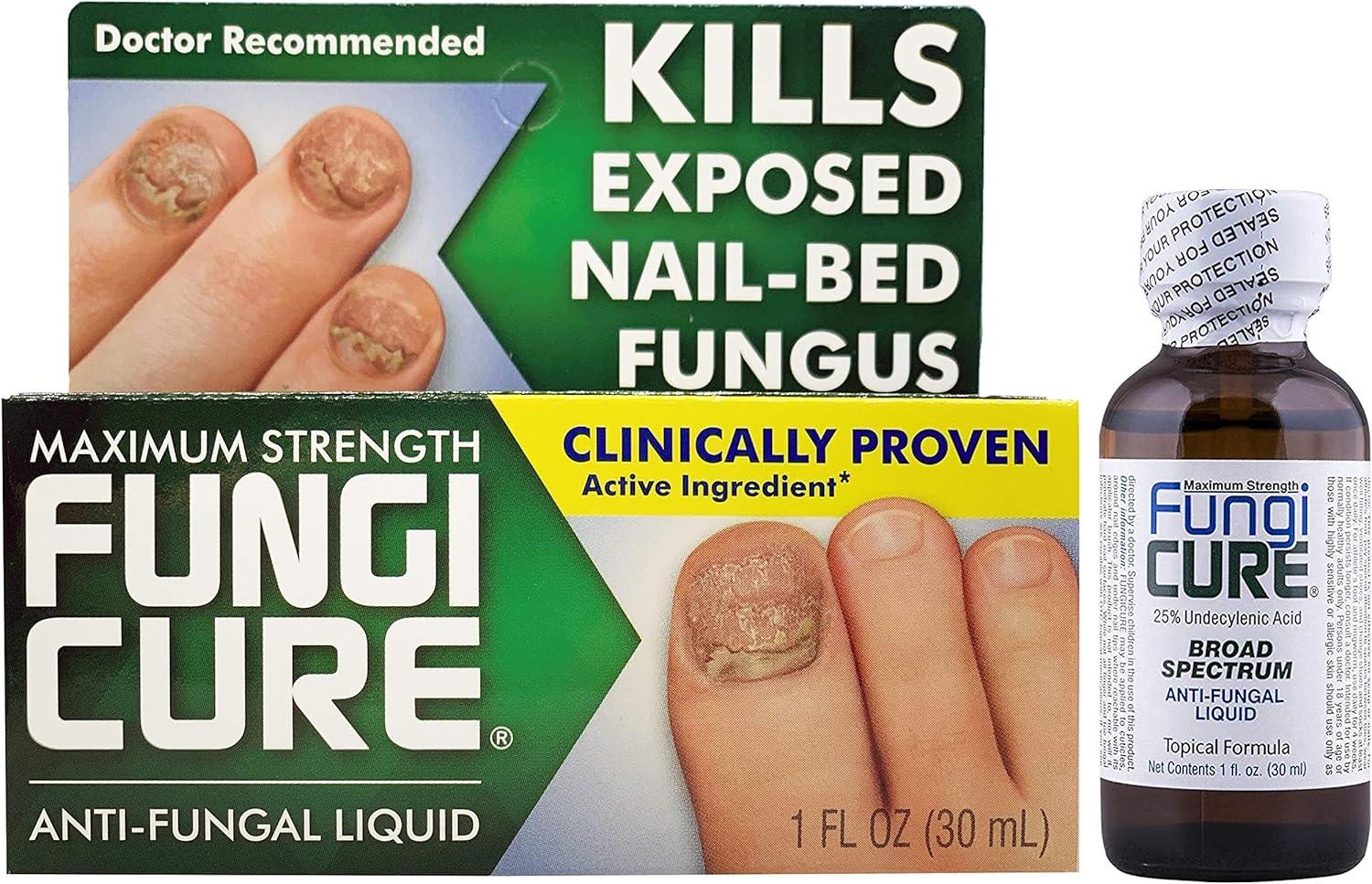 FungiCure Antifungal Liquid Extra Strength - 1 fl oz (30 ml) | Buy Now with Express ...