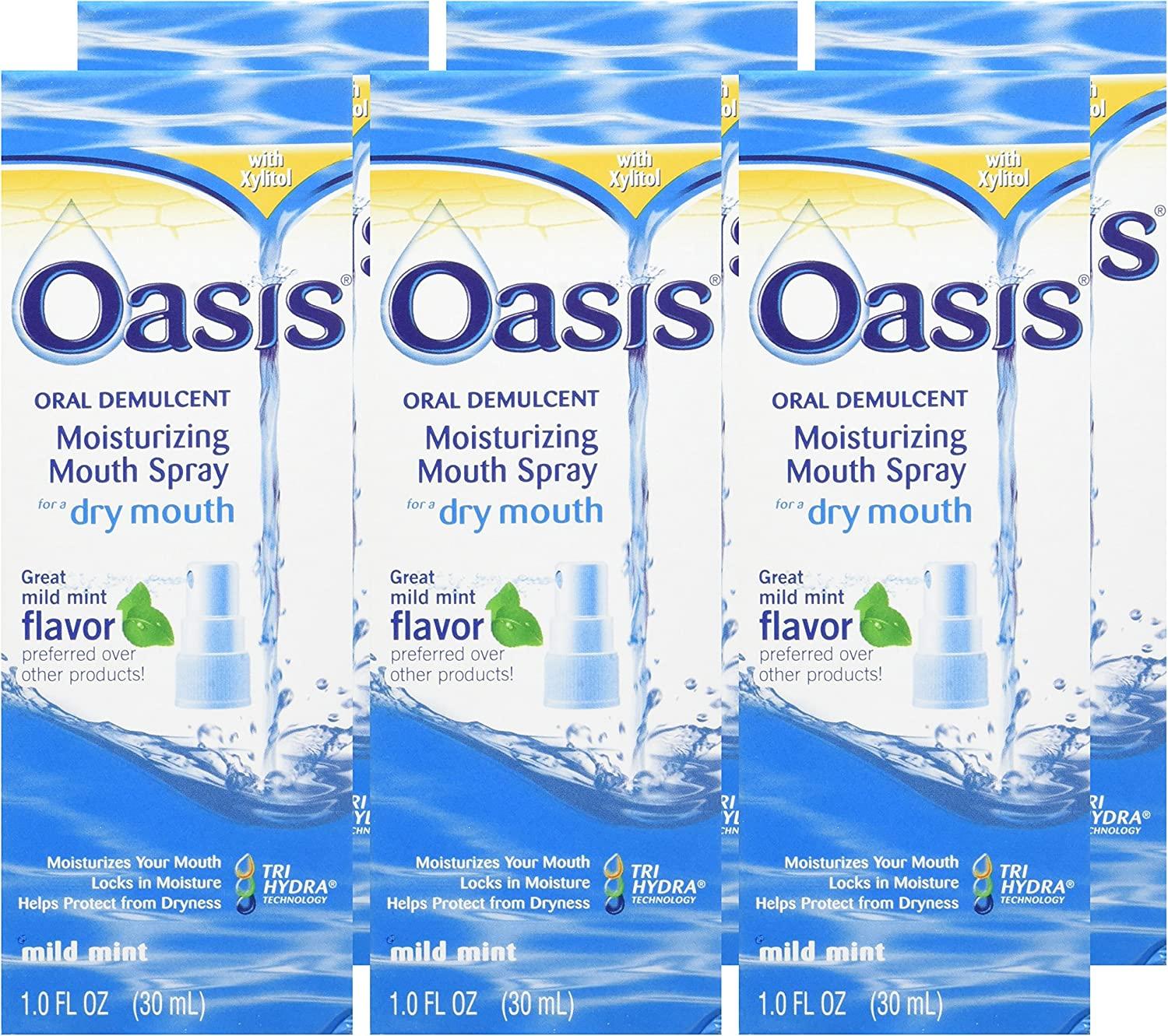Oasis Dry Mouth Spray 1 oz - 6 Pack | Buy Now with Express ...