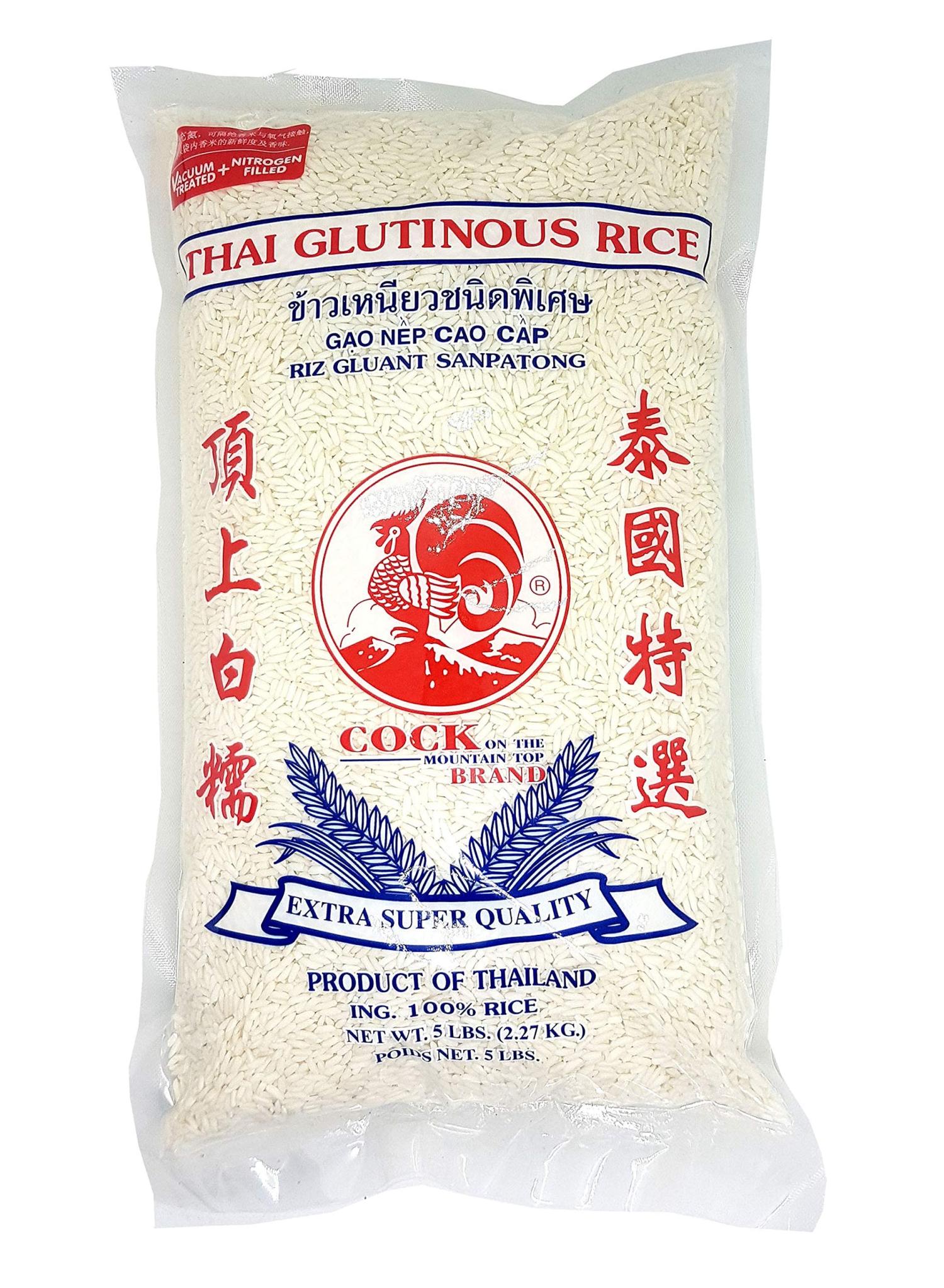 Sanpatong Glutinous Sticky Rice 5 lbs - Premium Quality from Thailand ...
