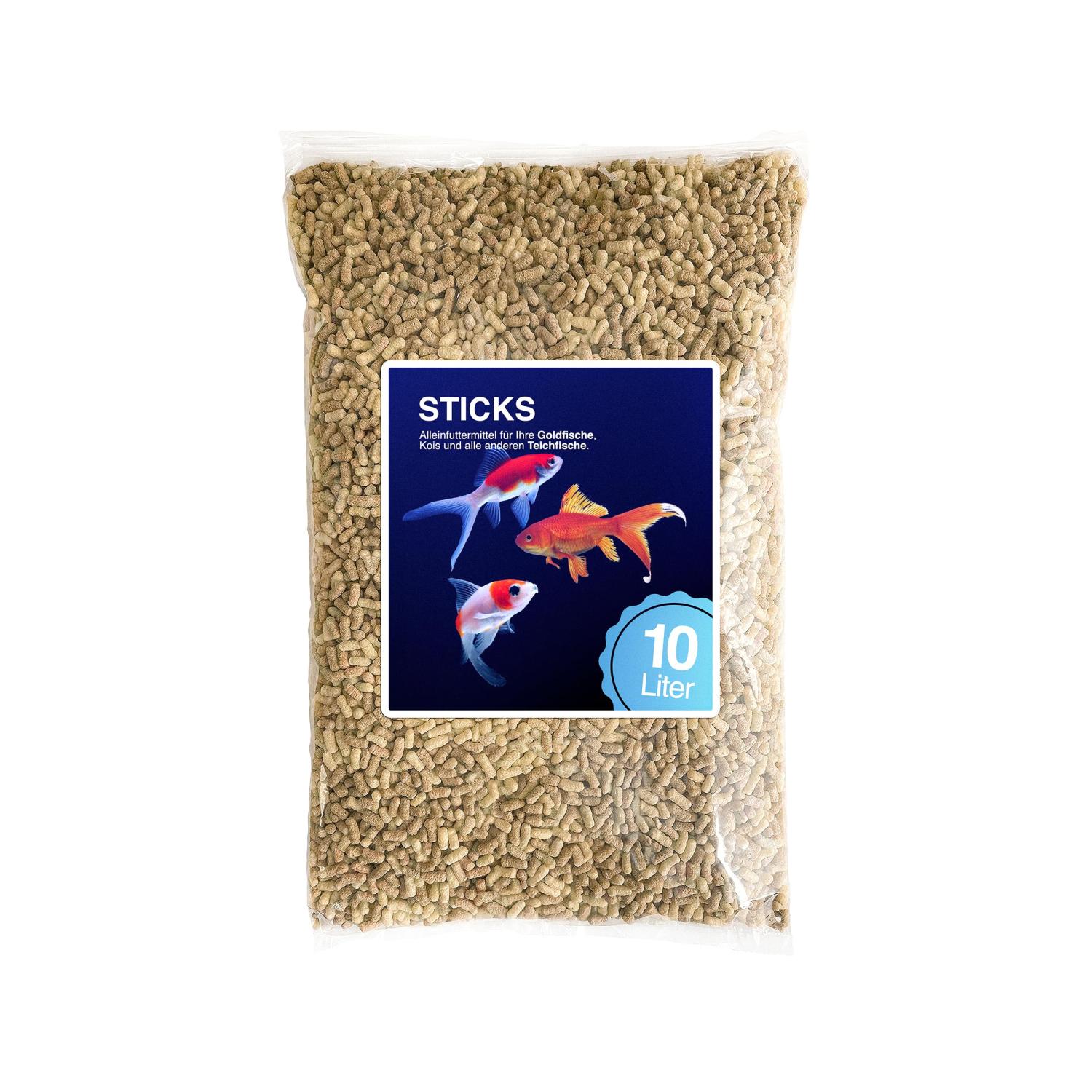 Premium Pond Sticks 10L | 800g Fish Feed for Goldfish & Koi - Quality ...