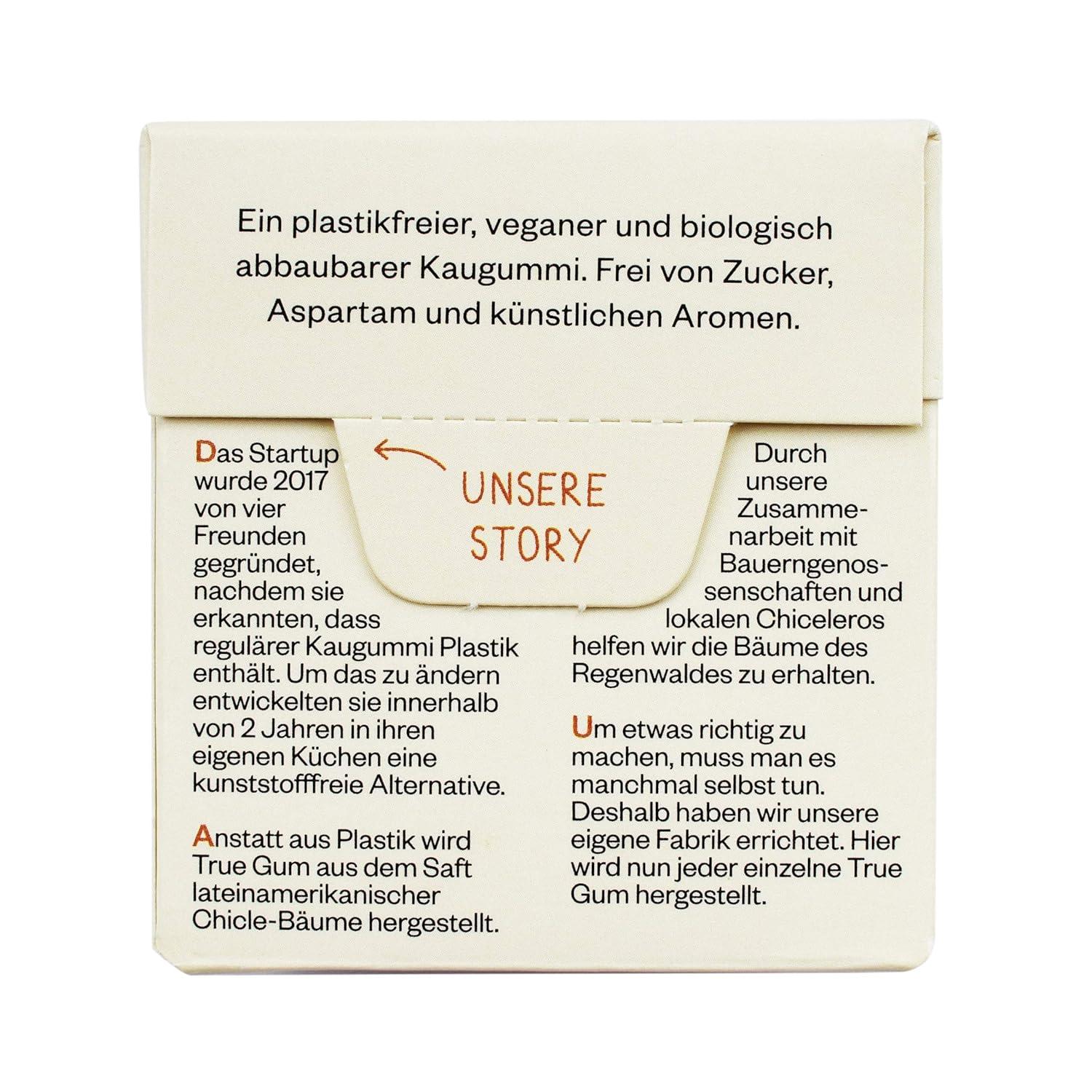 True Gum SET of 4: Ginger & Turmeric | Biodegradable Vegan Plastic-Free ...