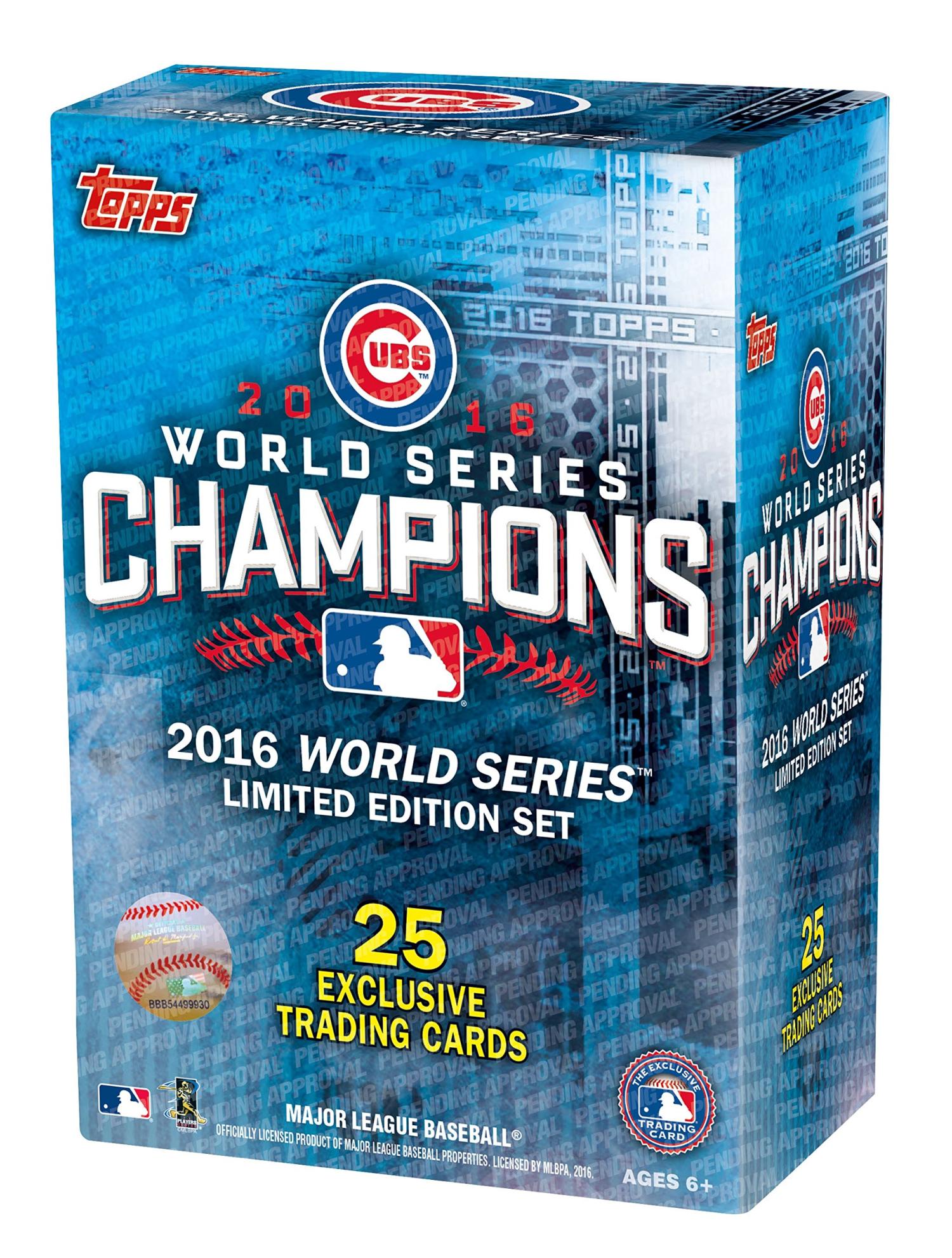 Topps 2016 Chicago Cubs World Series Champions MLB Box Set - Buy ...
