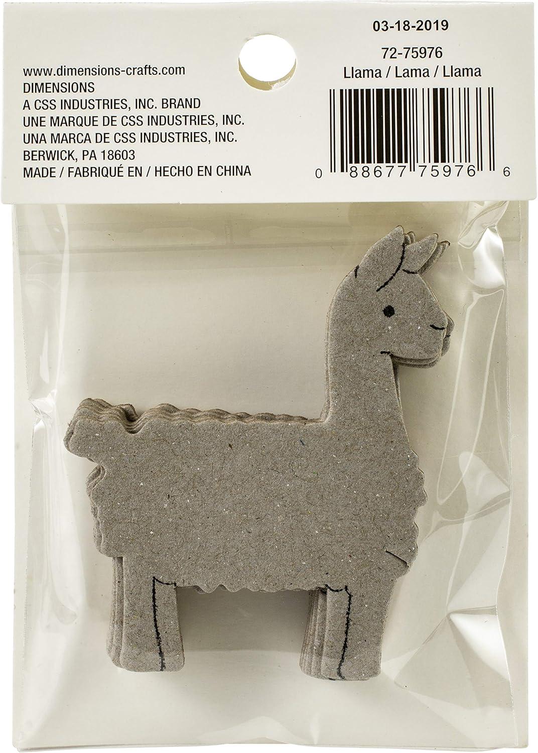 Dimensions Floss Keeper 1.5x2.75 - Llama Design | 6/Pkg | International ...