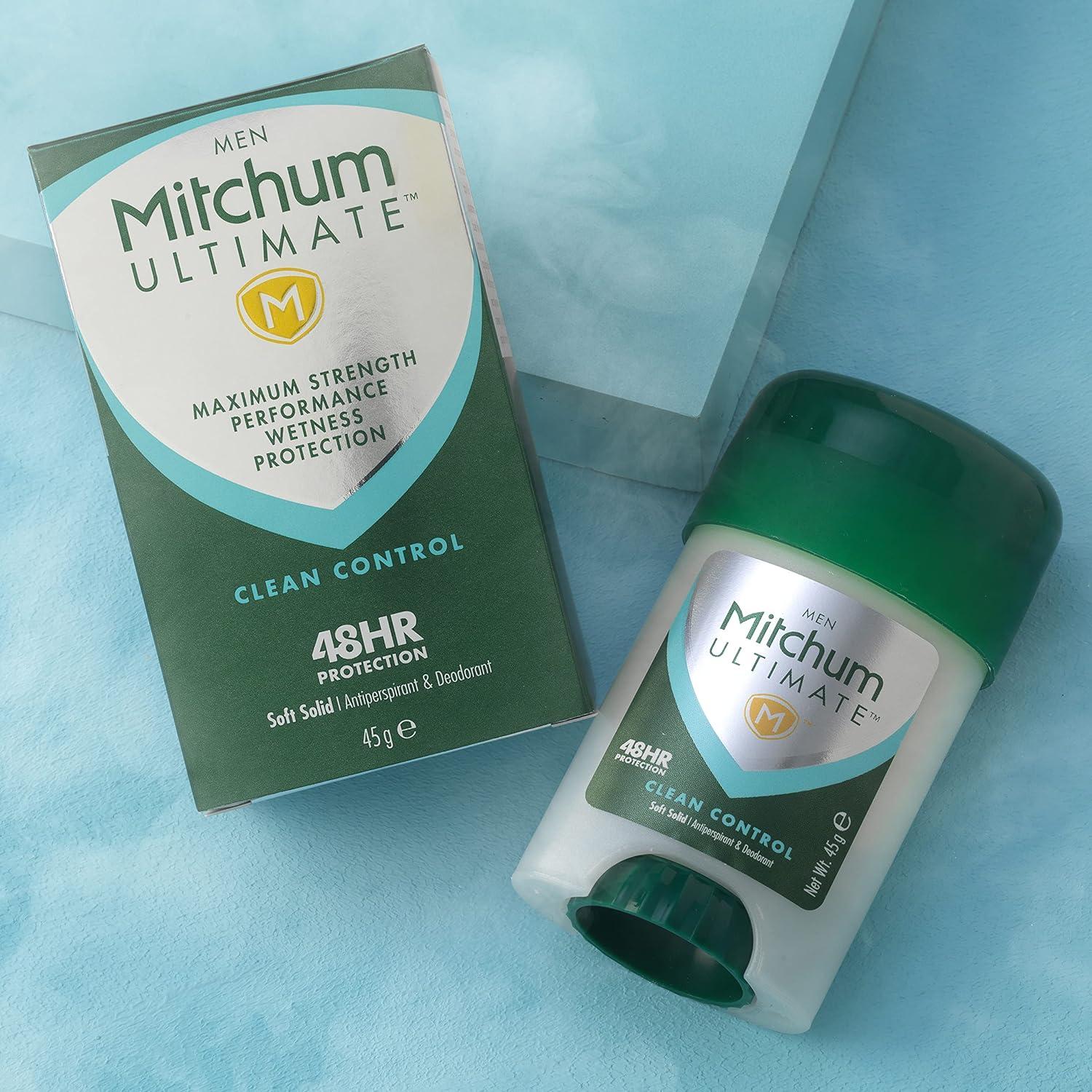 Buy Mitchum Ultimate 48HR Protection Soft Solid Deodorant for Men ...