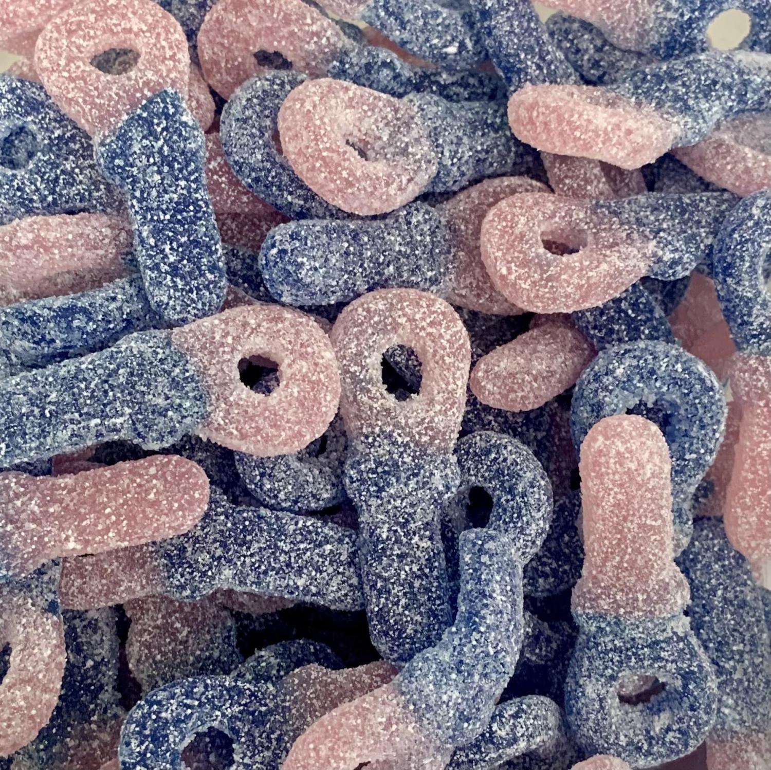 Fizzy Bubblegum Dummies 200g Share Bag by The Gourmet Sweet Company ...