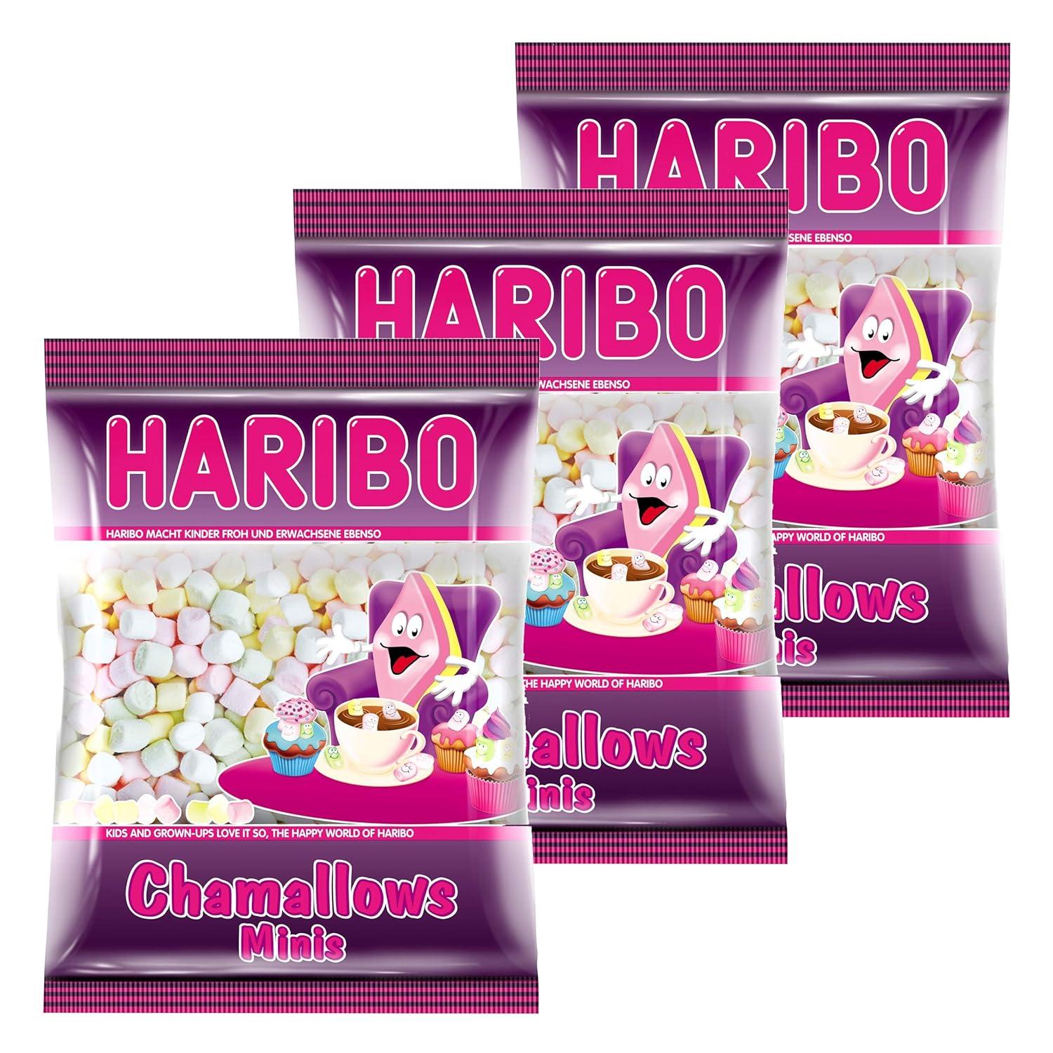 Buy Haribo Chamallows Minis - Set of 3 Bags (200g Each) | Foam Sugar ...