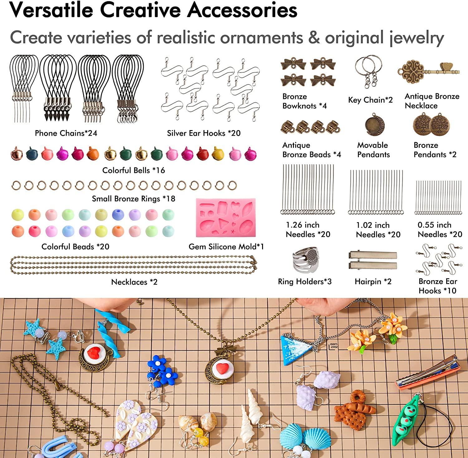 Shuttle Art Polymer Clay Kit - 82 Colors Oven Bake Modeling Clay with ...