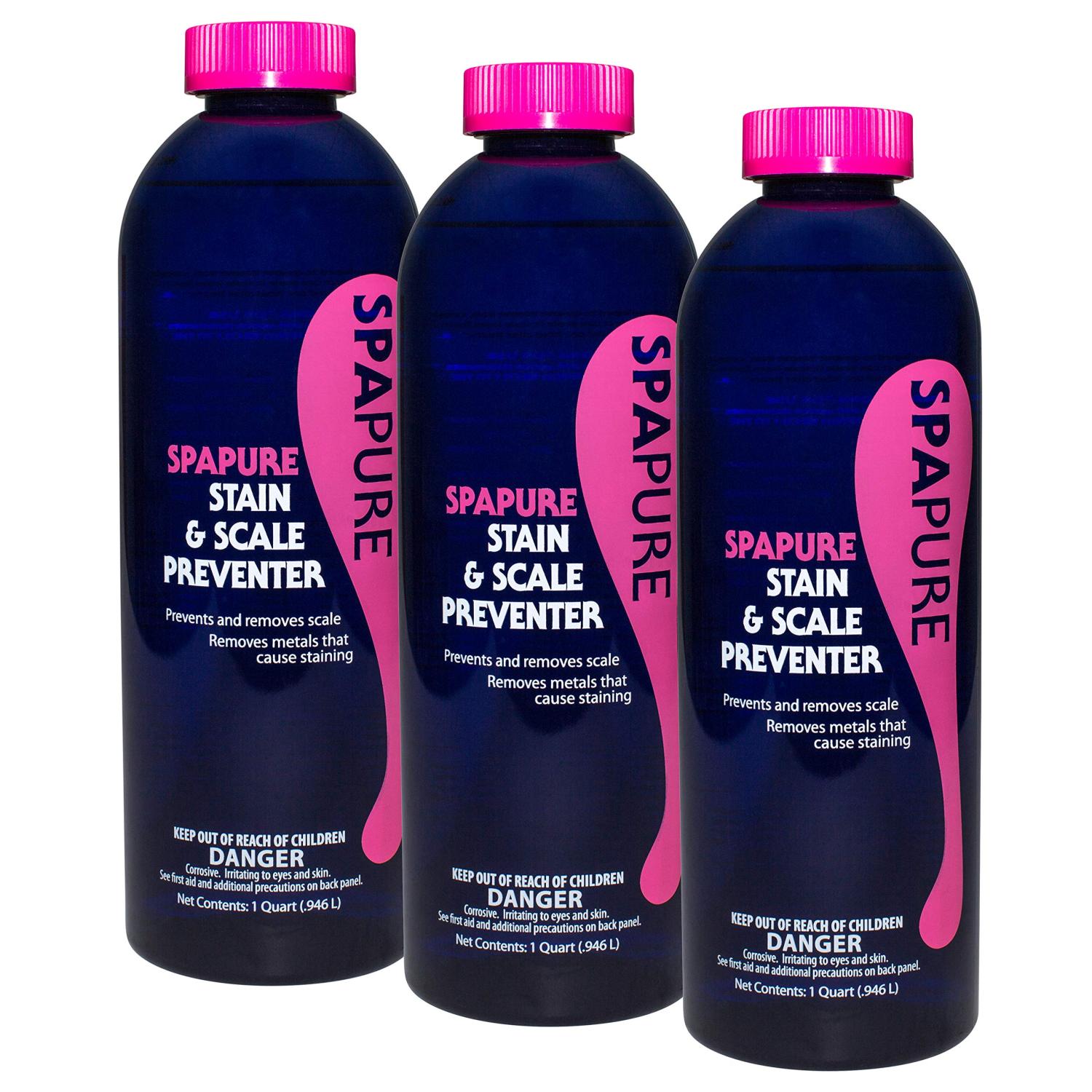 SpaPure Stain & Scale Preventer (1 qt) - Pack of 3 | Buy Now with ...