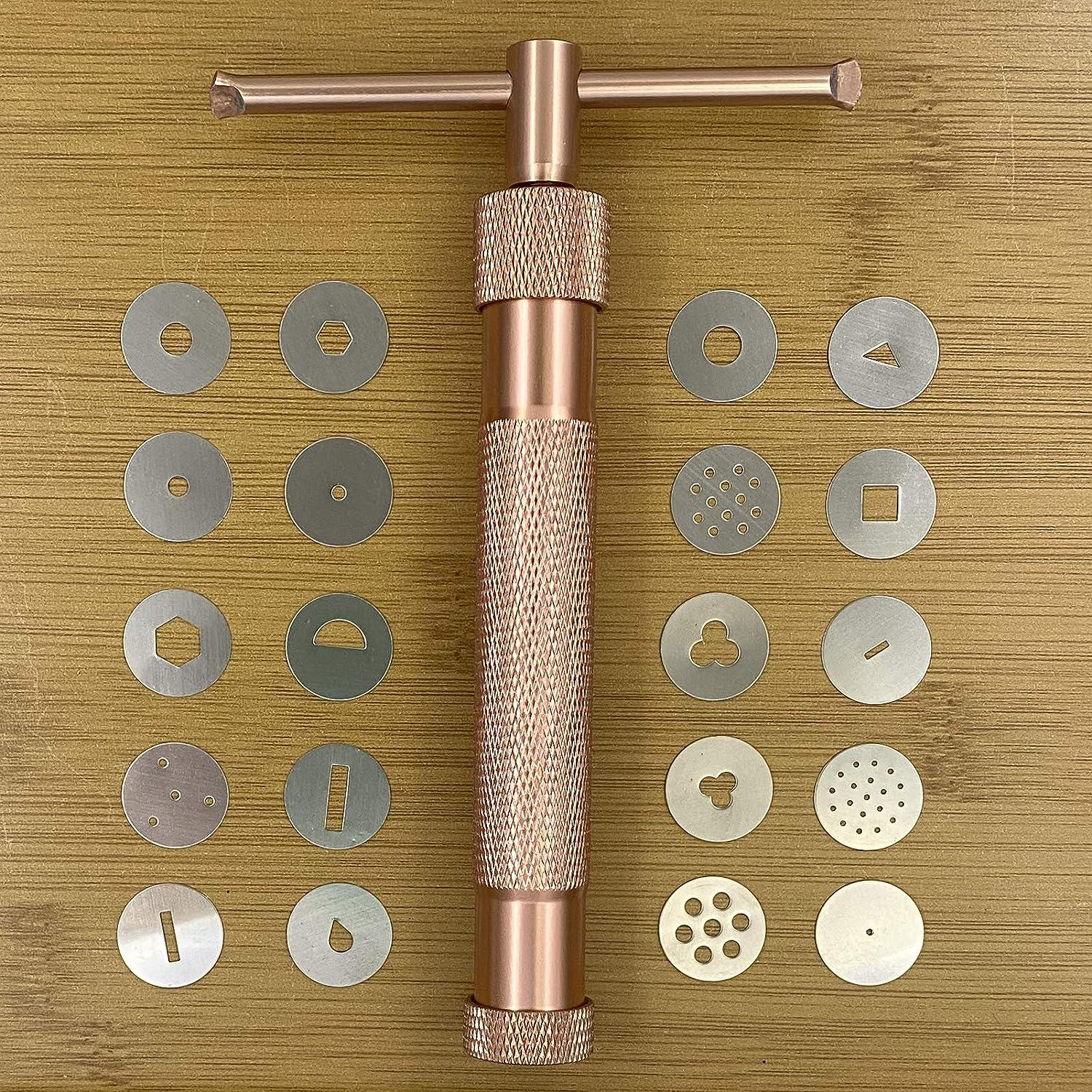 TERMATH Fondant Extruder Set with 20 Discs - Sugar Paste & Clay ...