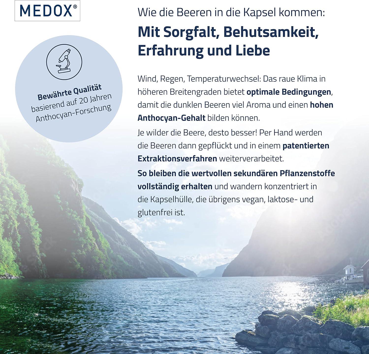 MEDOX Classic Herbal Dietary Supplement | High Anthocyanin Content per ...
