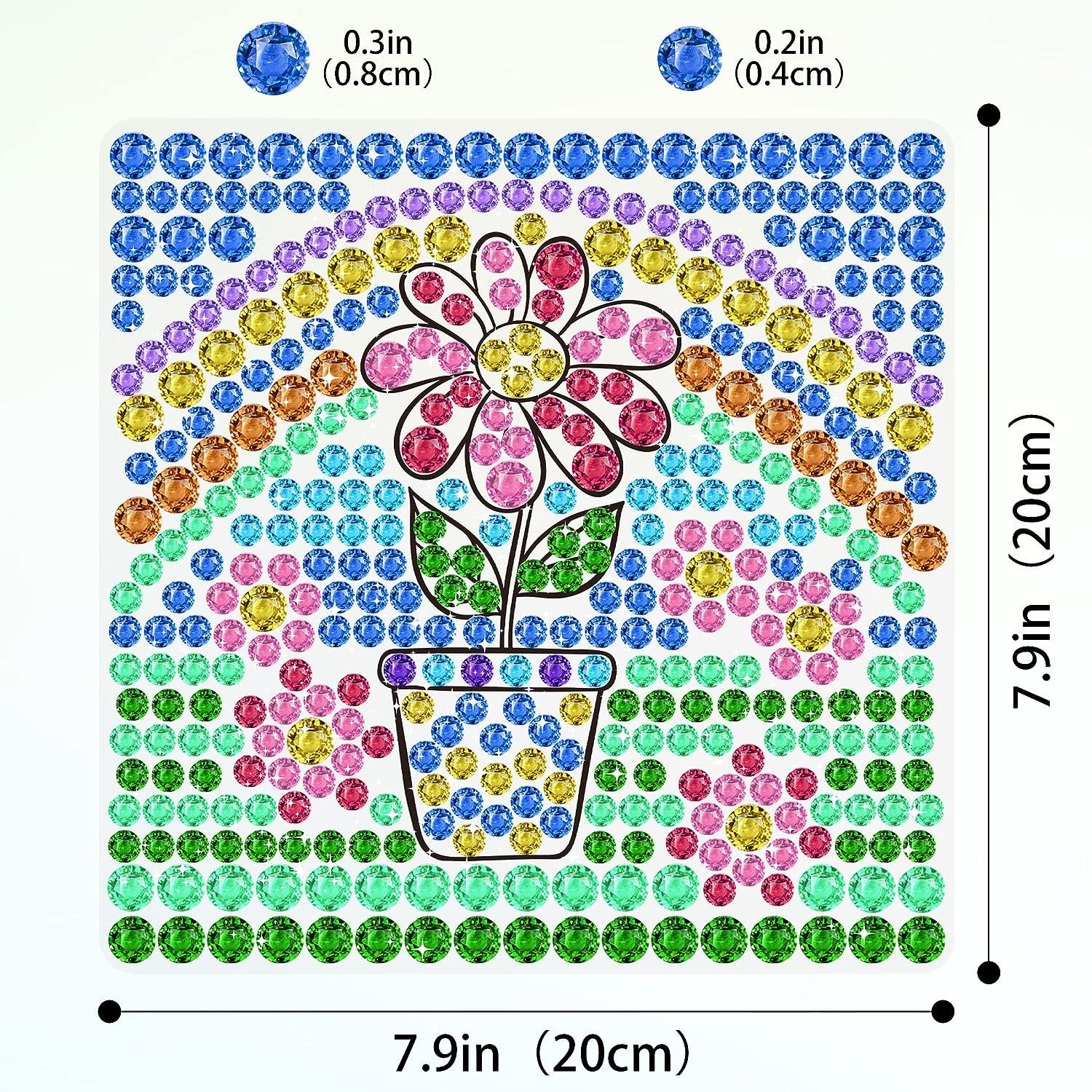 Metuu DIY Diamond Window Art Craft Kit for Kids | Gemstone Sungemmer ...