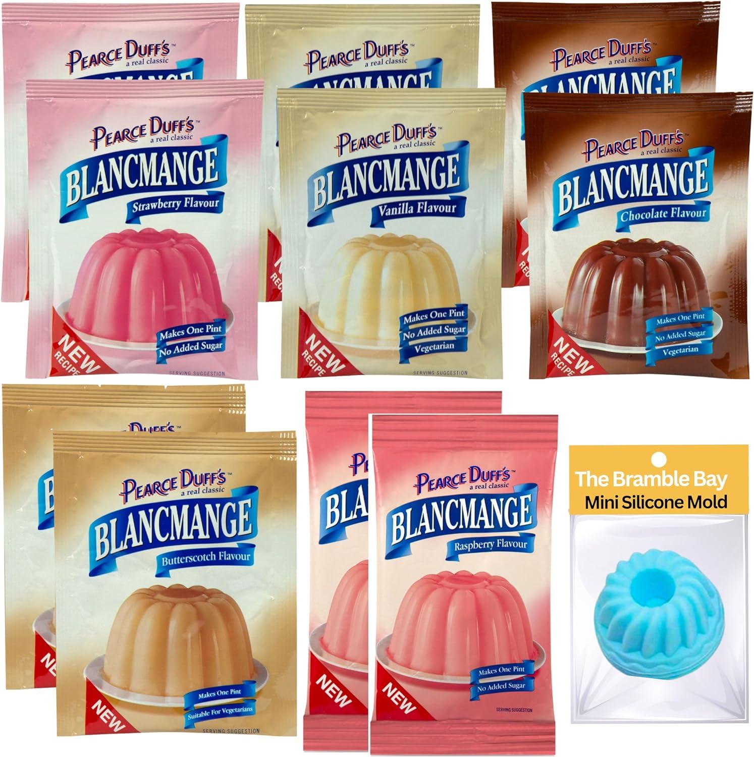 Blancmange Puddings & Desserts Bundle - Chocolate, Strawberry, Vanilla ...