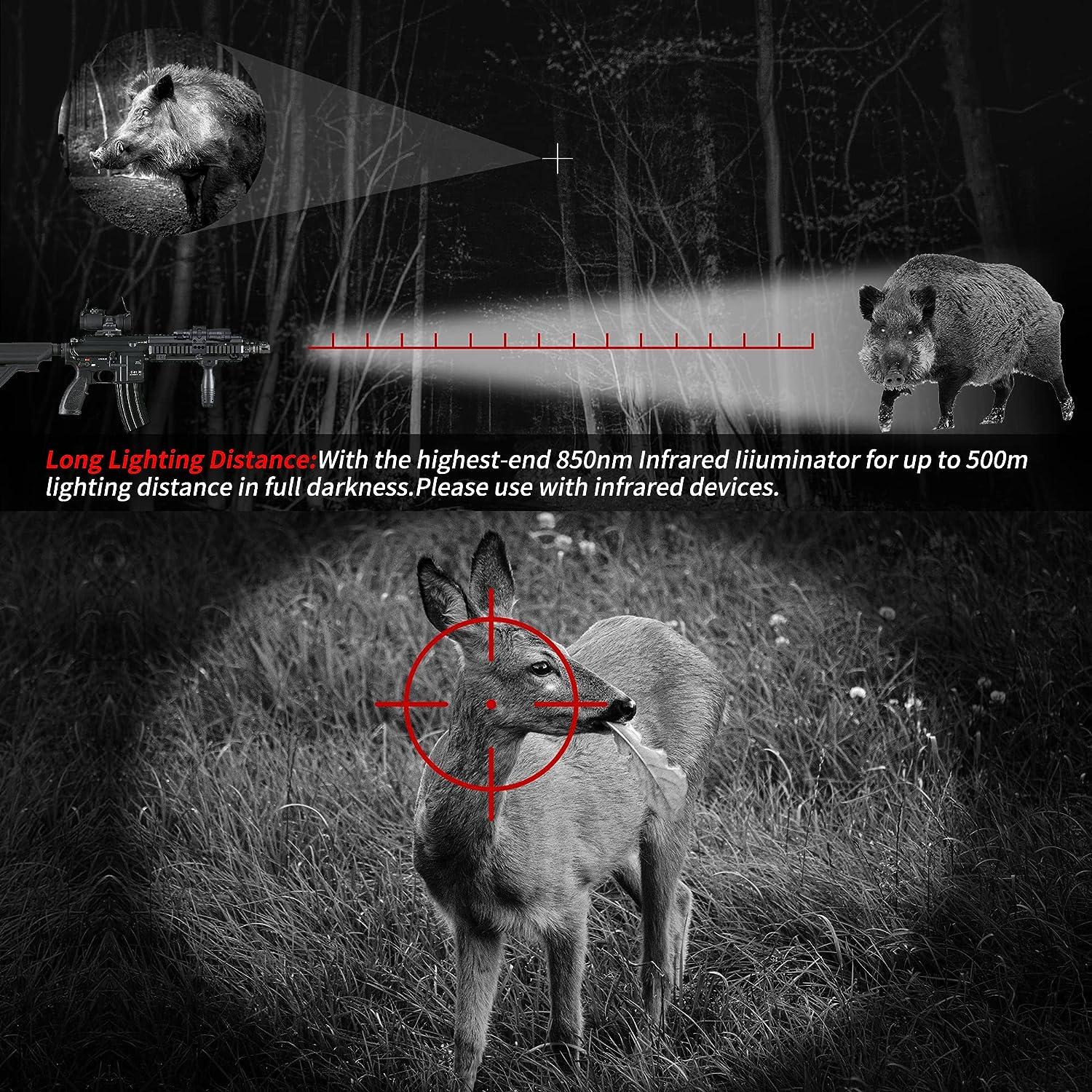 DARKBEAM Infrared 850nm Light - Long Range IR Flashlight for Night ...