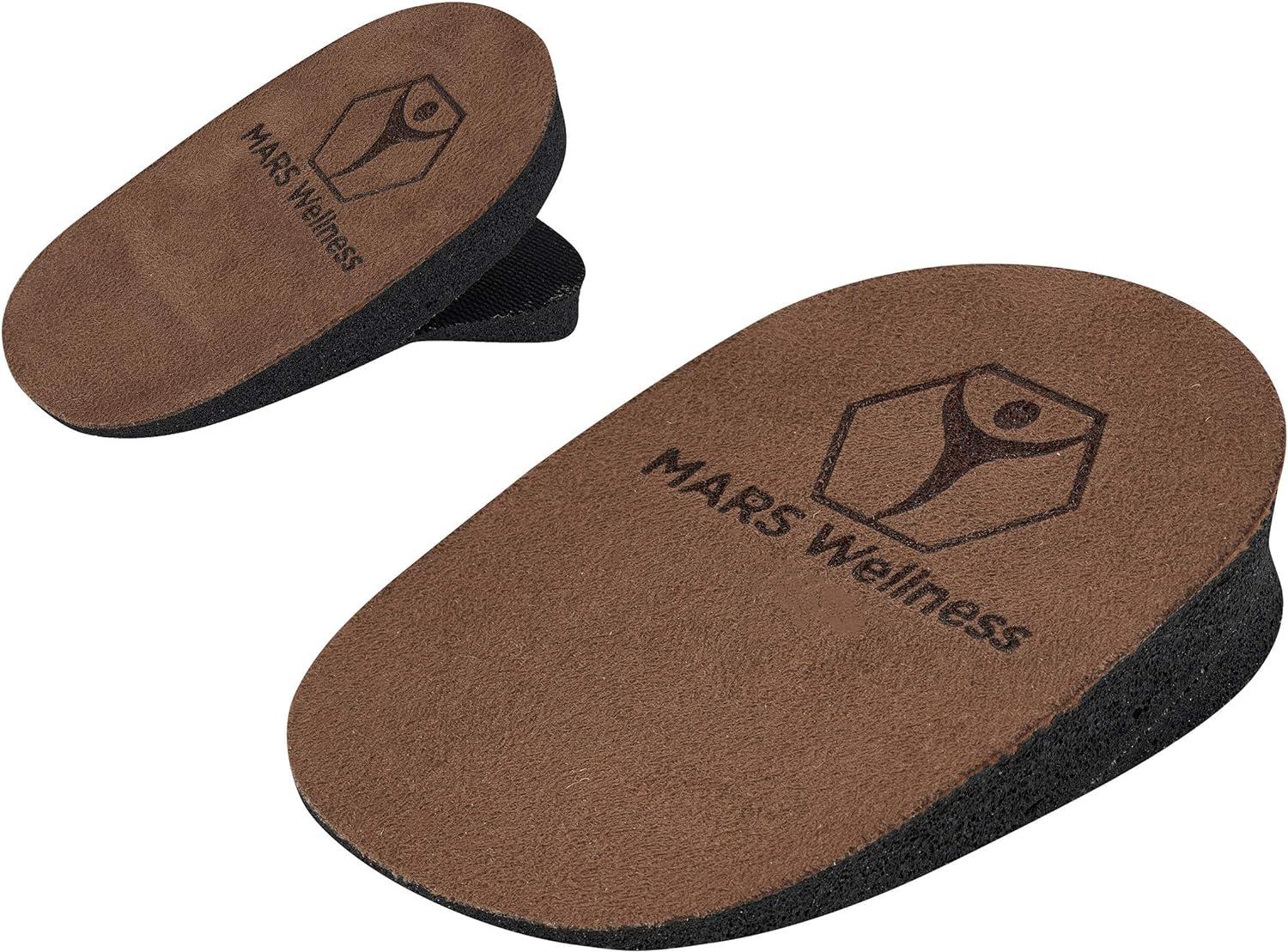 Large Adjustable 1 Inch Orthopedic Heel Lift - 4 Pack for Heel Pain & Leg Length Discrepancies ...