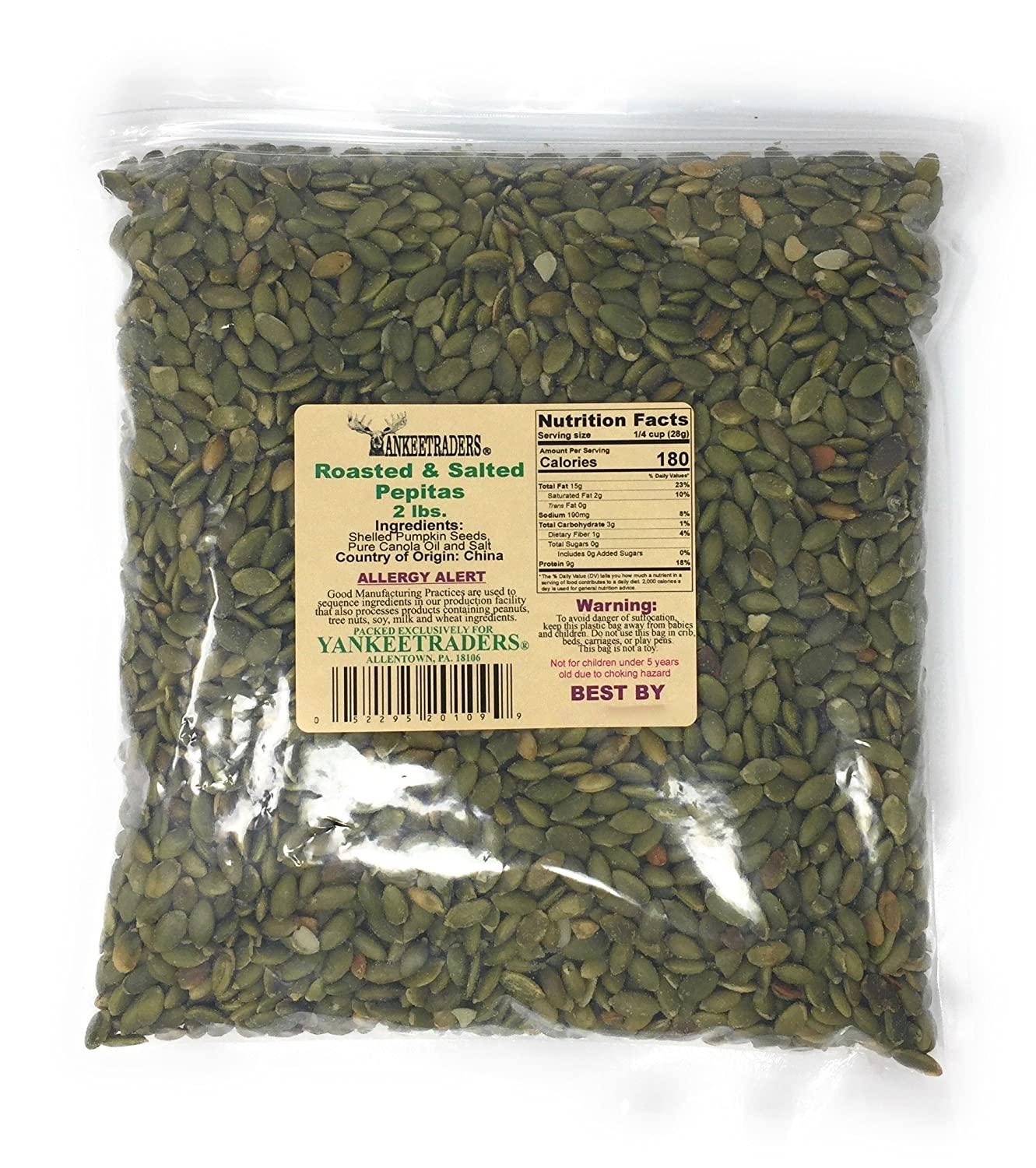 YANKEETRADERS Roasted & Salted Pepita/Pumpkin Seeds - 2 Lb | Buy Now ...