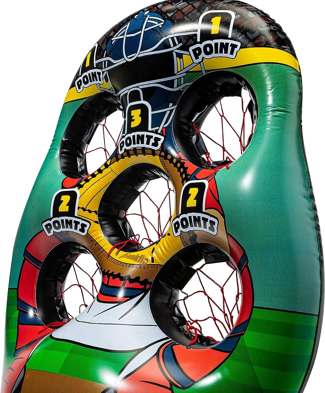 Franklin Sports Inflatable Baseball Target with Baseballs - Kids Toss ...
