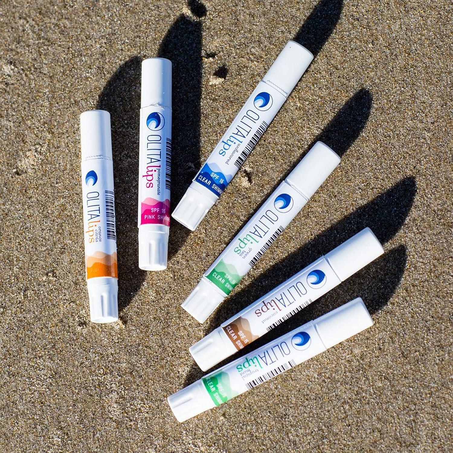 Olita Lips SPF 15 Lip Balm - Moisturizing, Lightweight, Water-Resistant ...